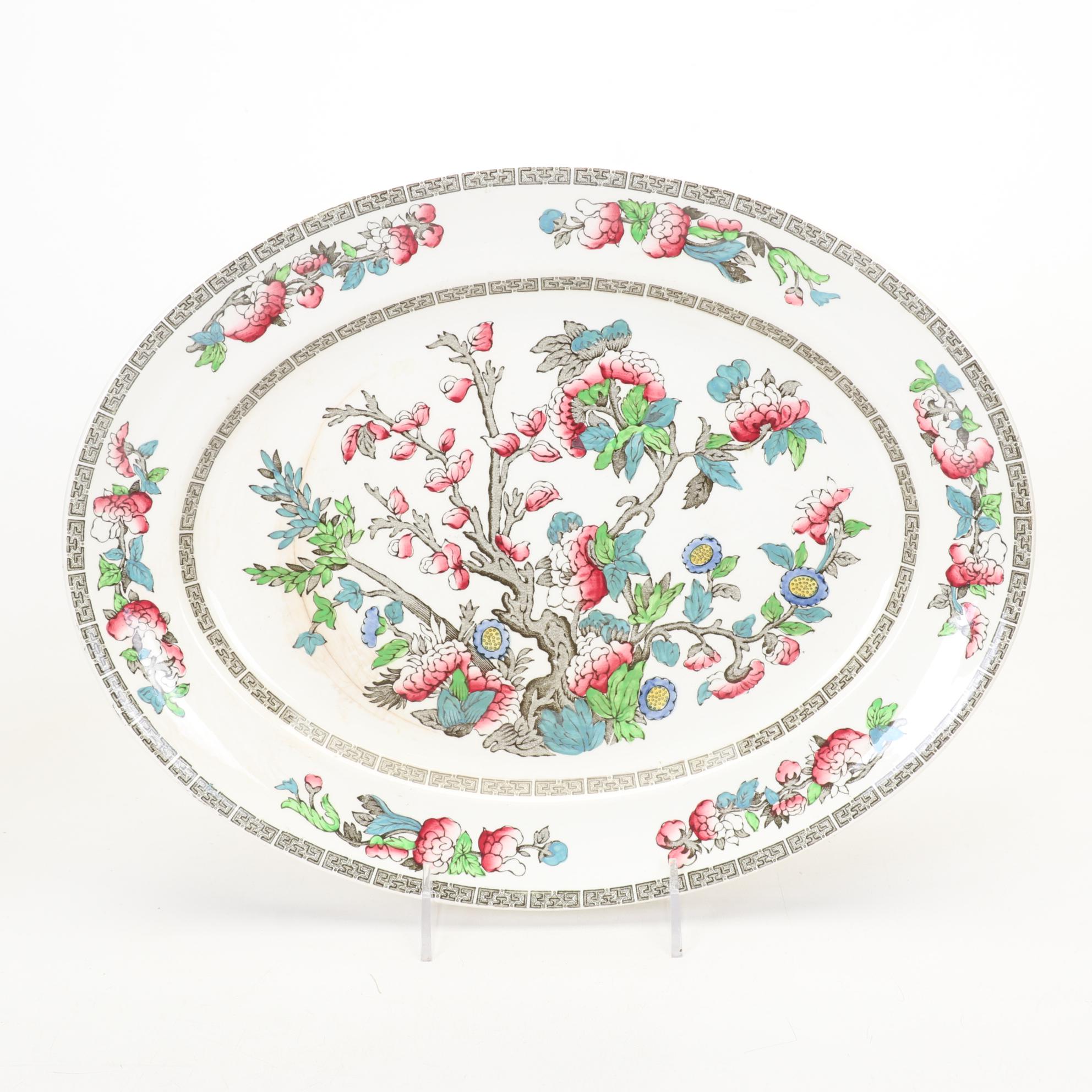 Johnson Bros. "Indian Tree" Dinnerware With Serving Pieces, Circa 1920s ...