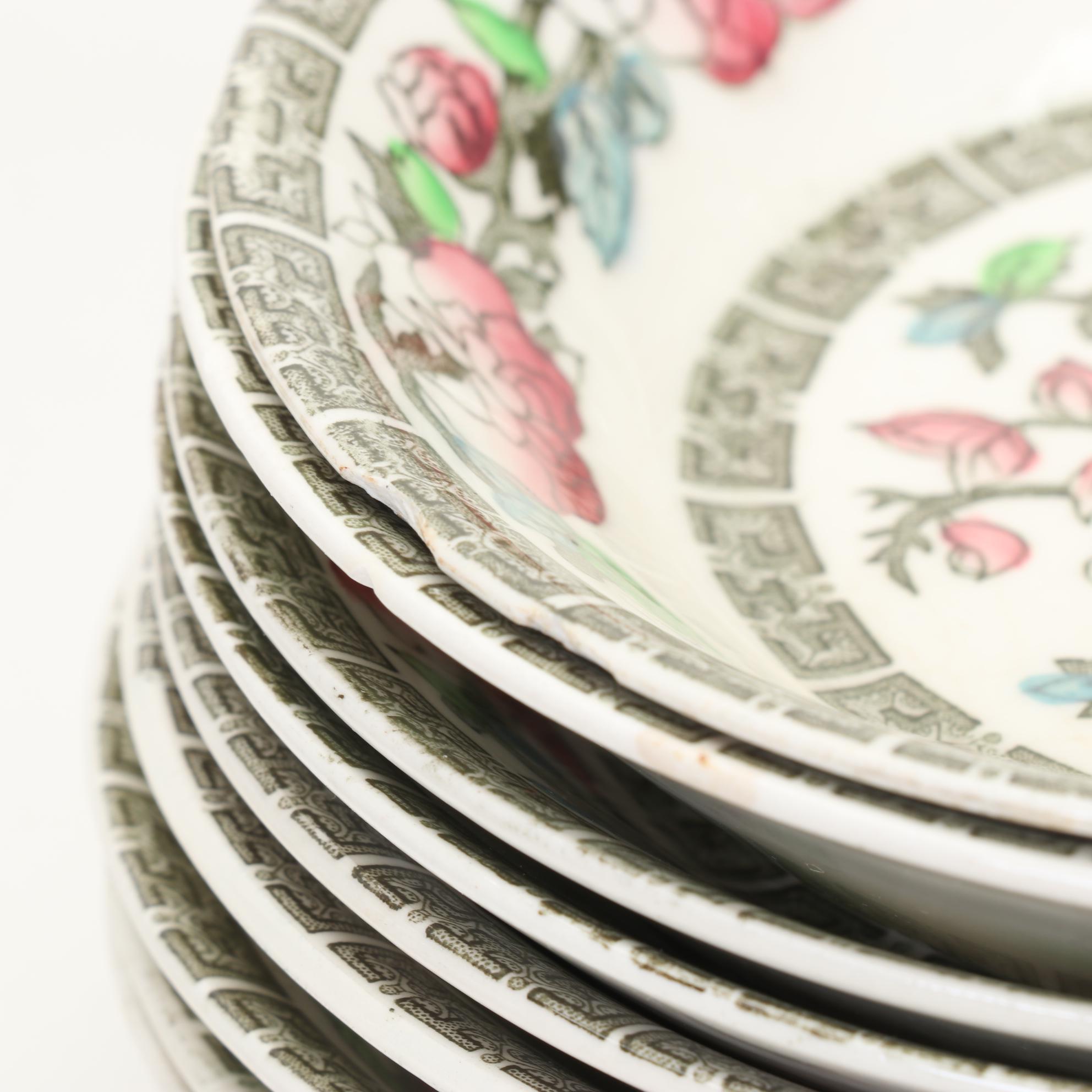 Johnson Bros. "Indian Tree" Dinnerware With Serving Pieces, Circa 1920s ...