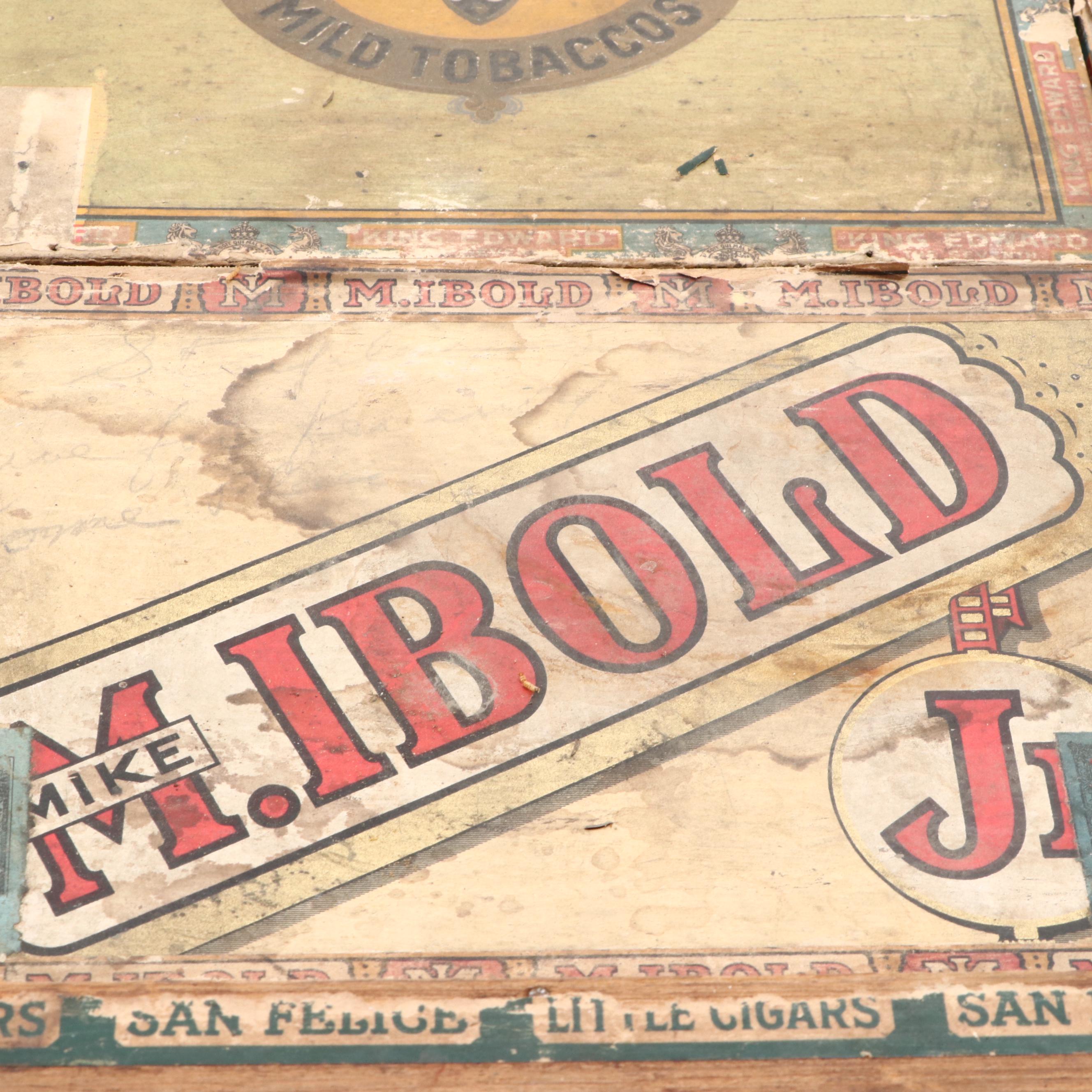 M. Ibold Jr. Blunts, King Edward, Cinco and Other Cigar Boxes | EBTH