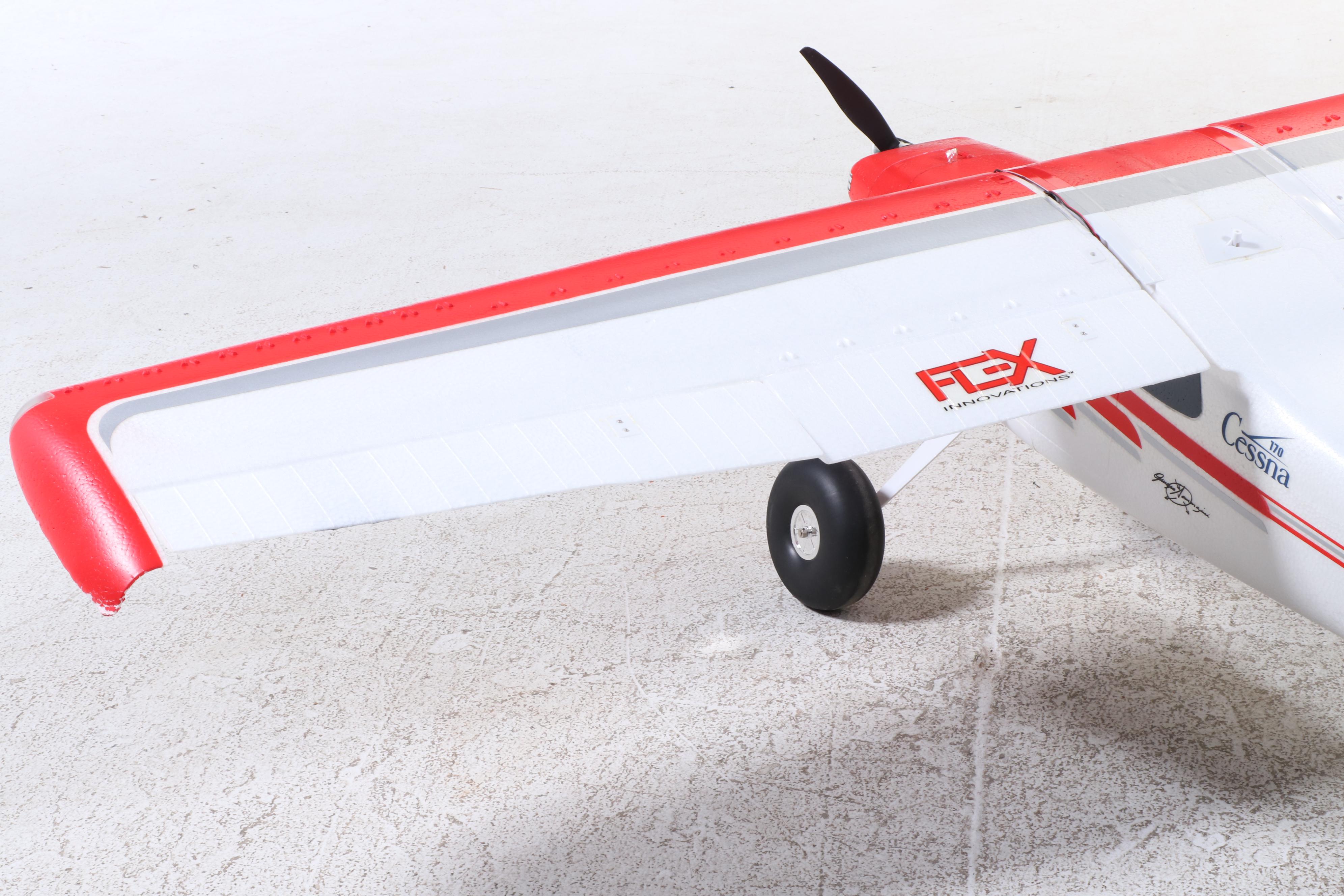 Premier Cessna 170 1/4 Scale Model Remote Control Airplane | EBTH
