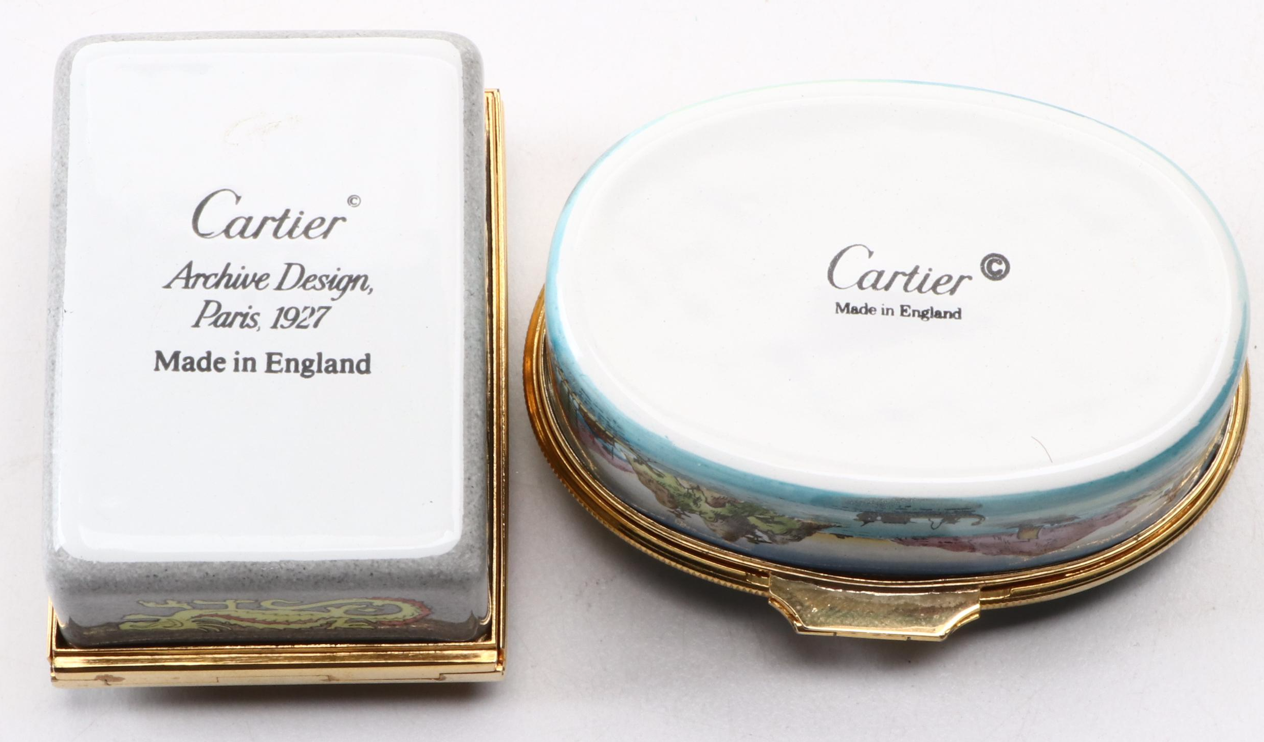 Cartier Enamel Boxes Including Archive Design | EBTH