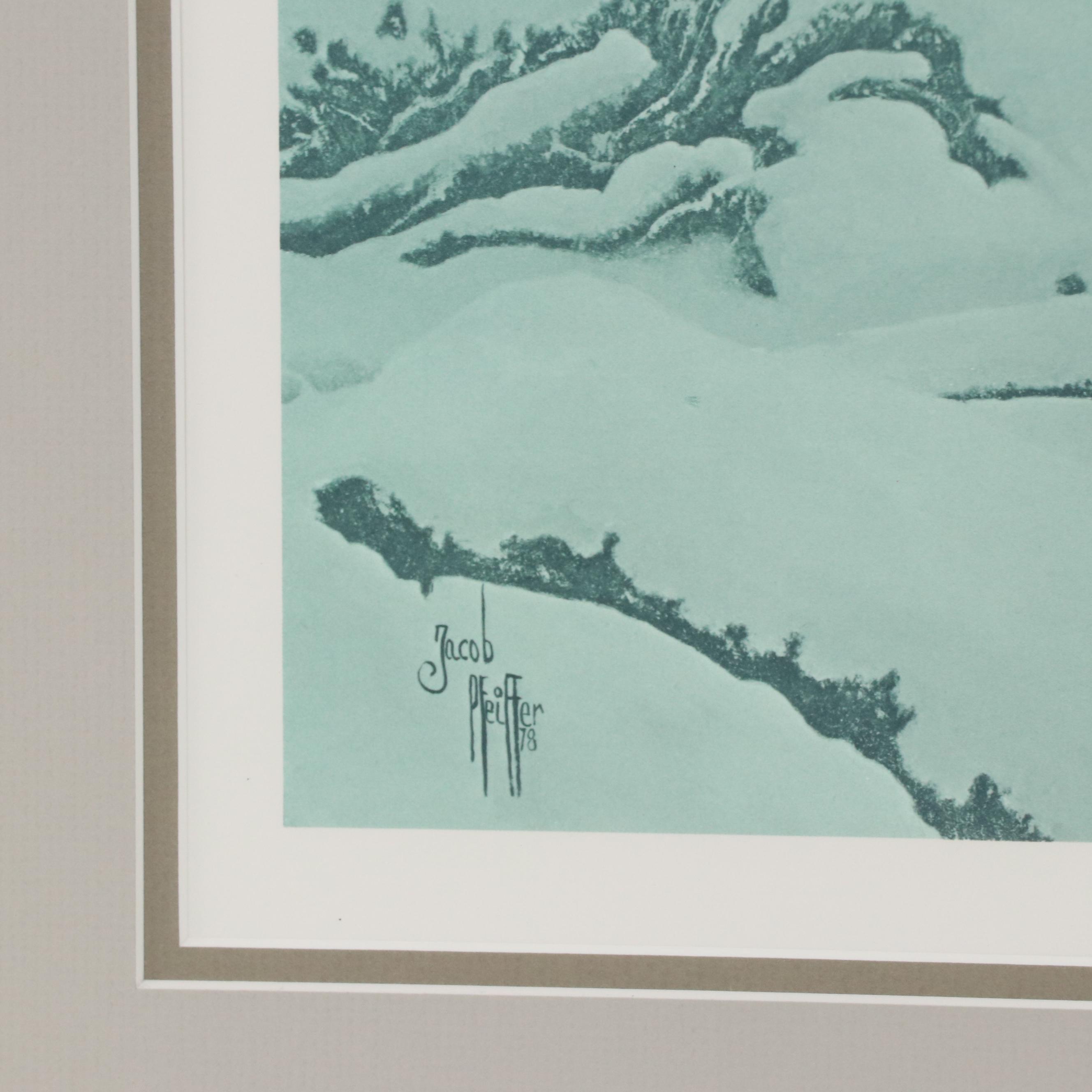 Jacob Pfeiffer Offset Lithograph "Introduction to the Rifle" | EBTH