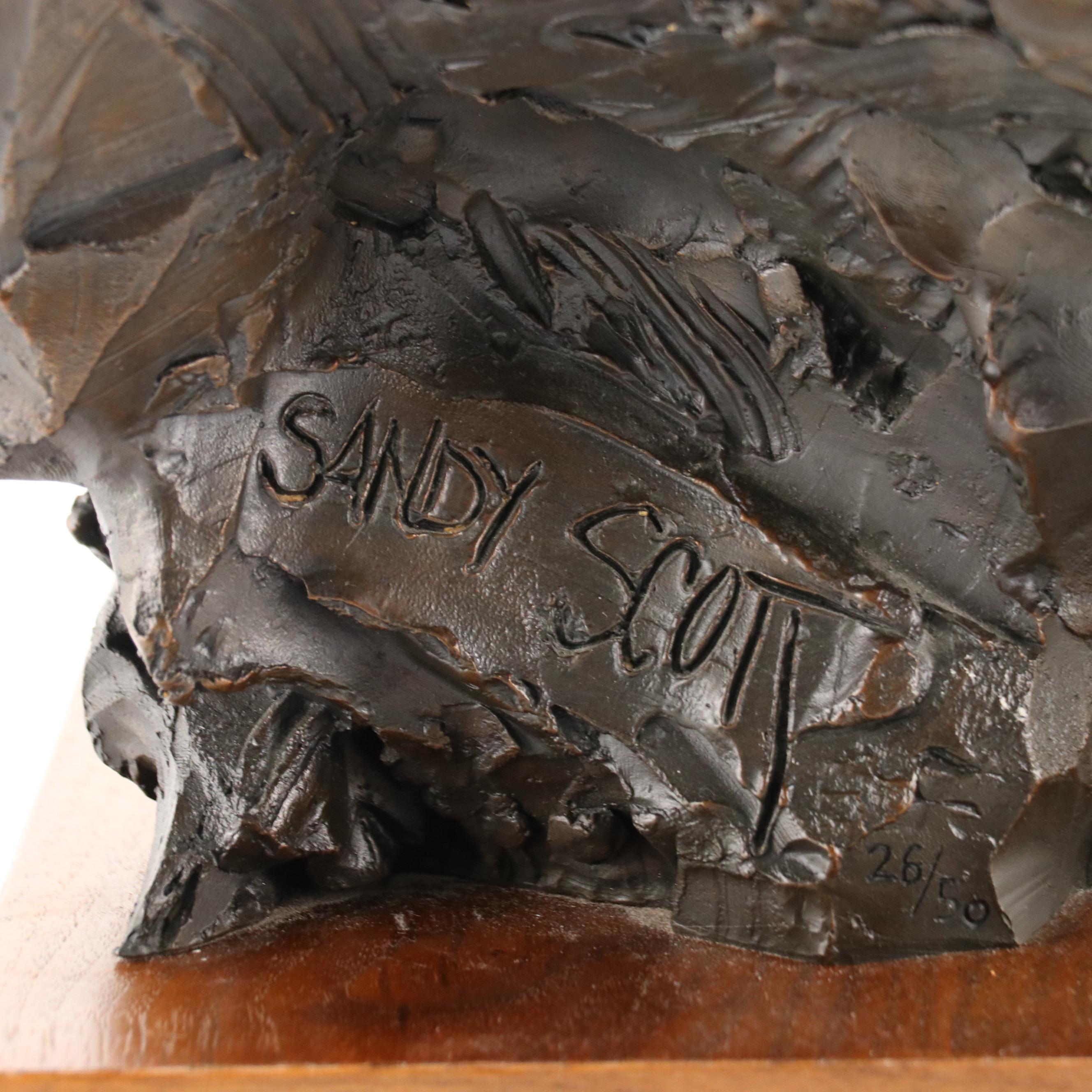 Sandy Scott Bronze of the Head of an Eagle | Everything But The House