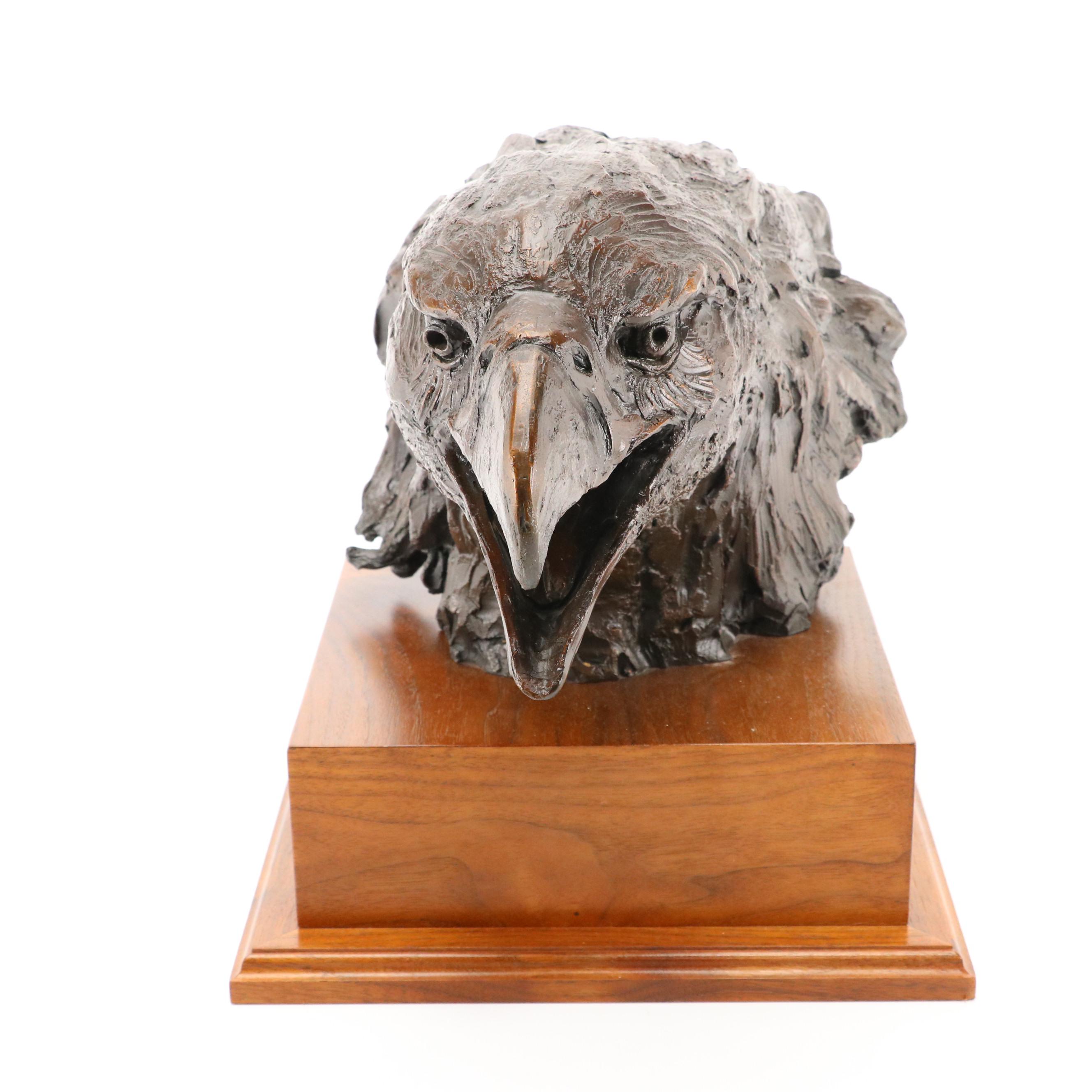 Sandy Scott Bronze of the Head of an Eagle | Everything But The House