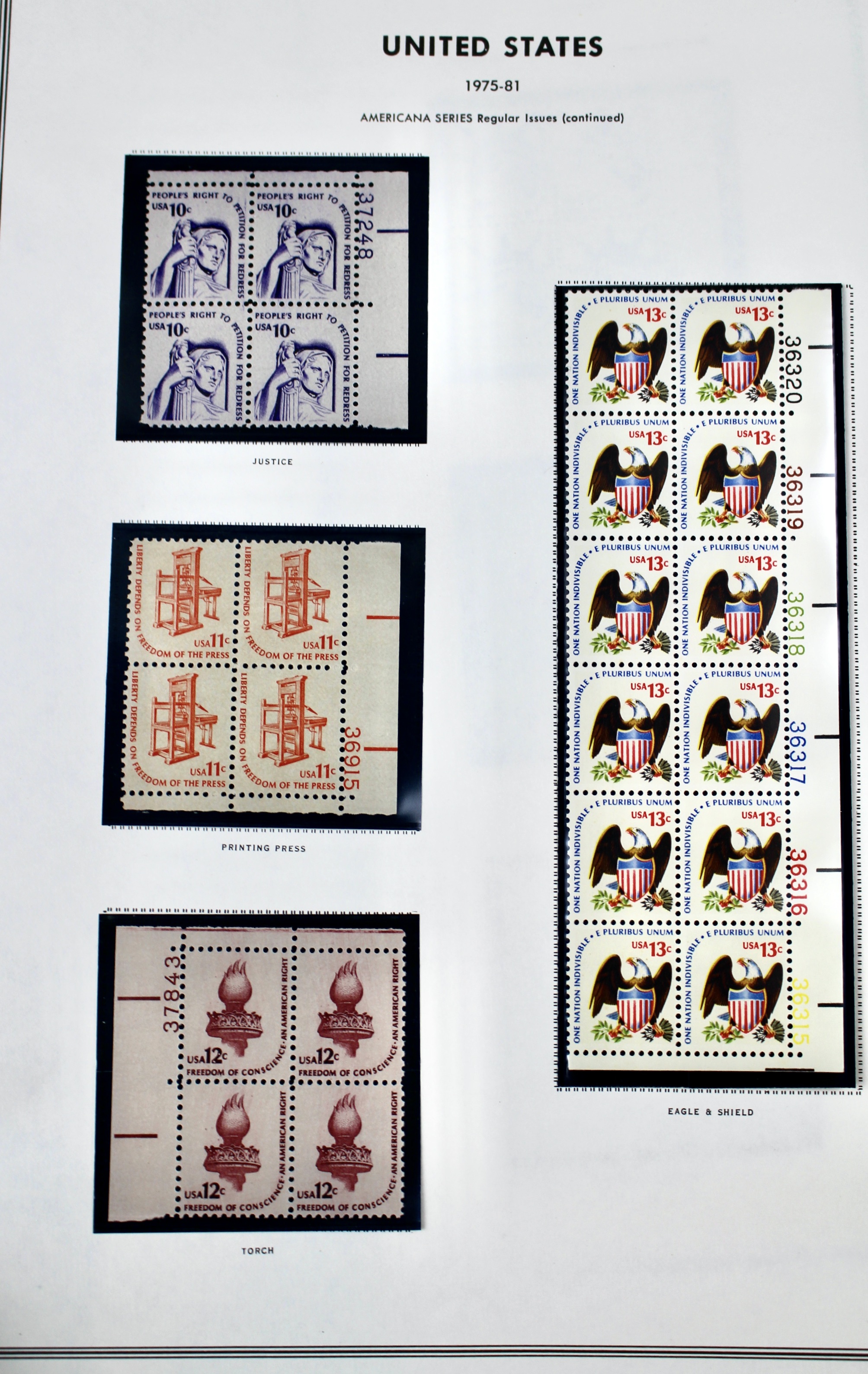 Regular Issue 1938-2008 U.S. Plate Block Collection | EBTH