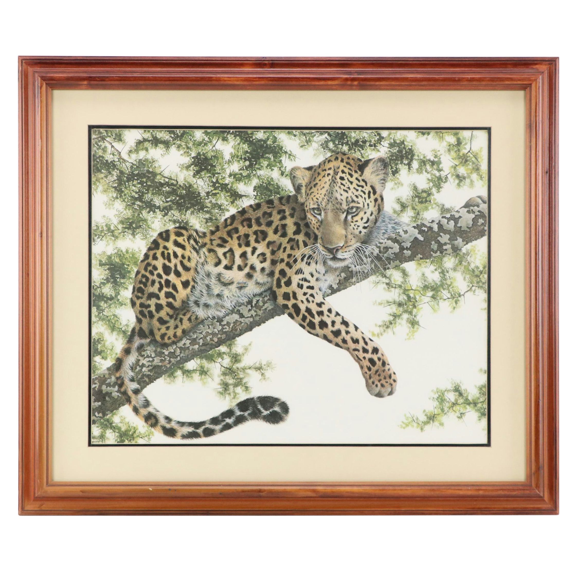 Imogen H. Farnsworth Leopard Scene Offset Lithographs | EBTH