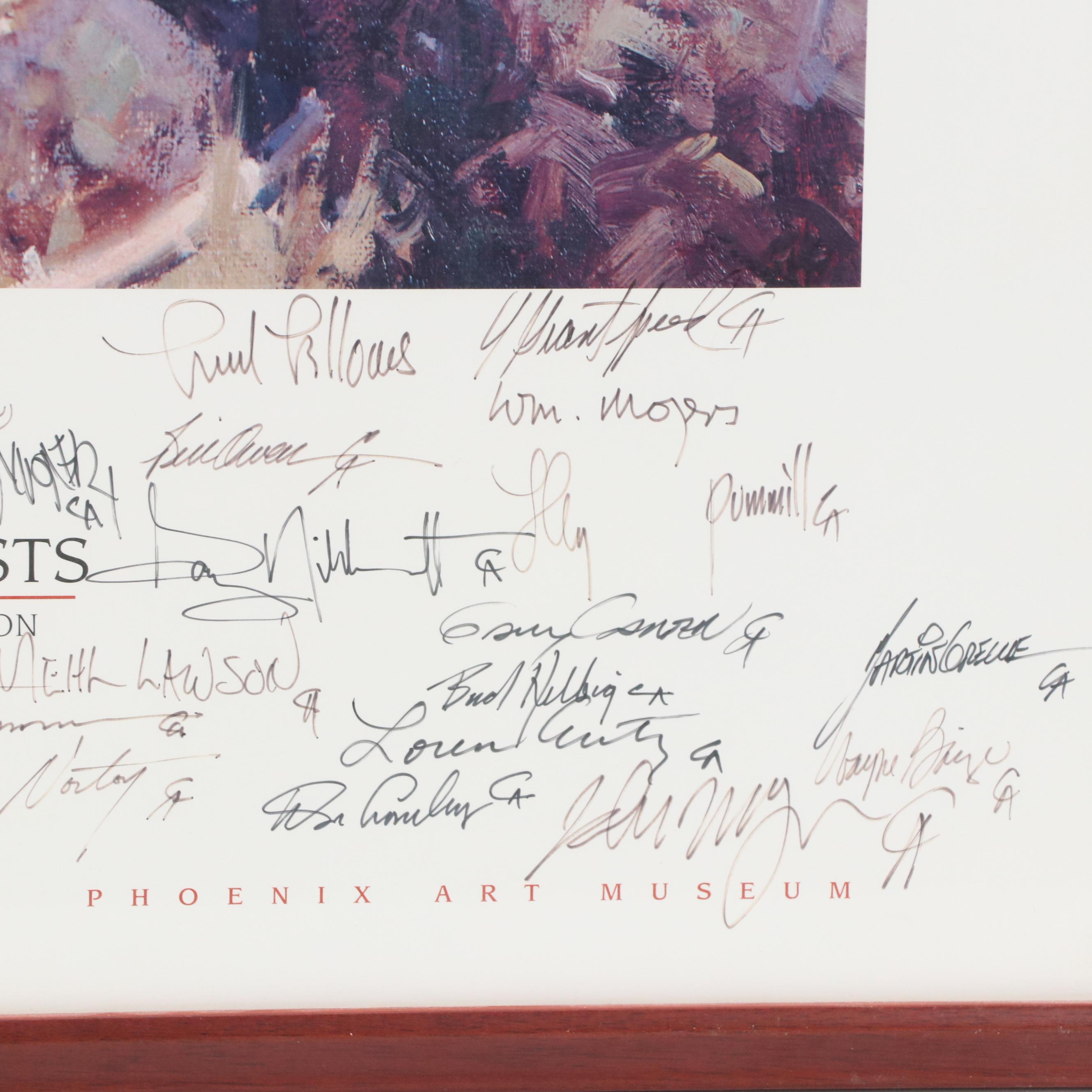 Phoenix Art Museum Offset Lithograph Exhibition Poster, 1995 | EBTH