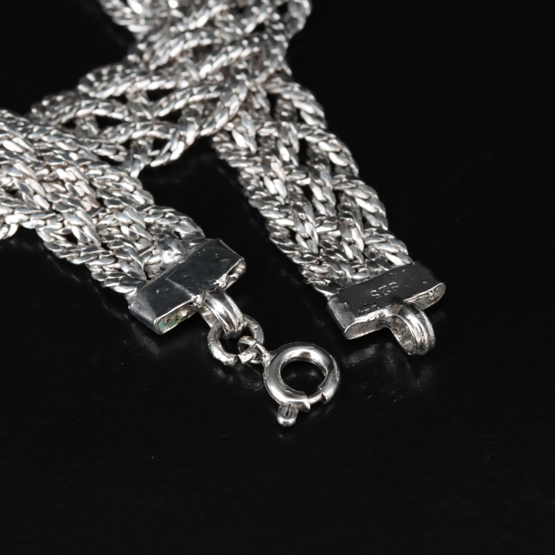 Sterling Braided Chain Necklace | EBTH