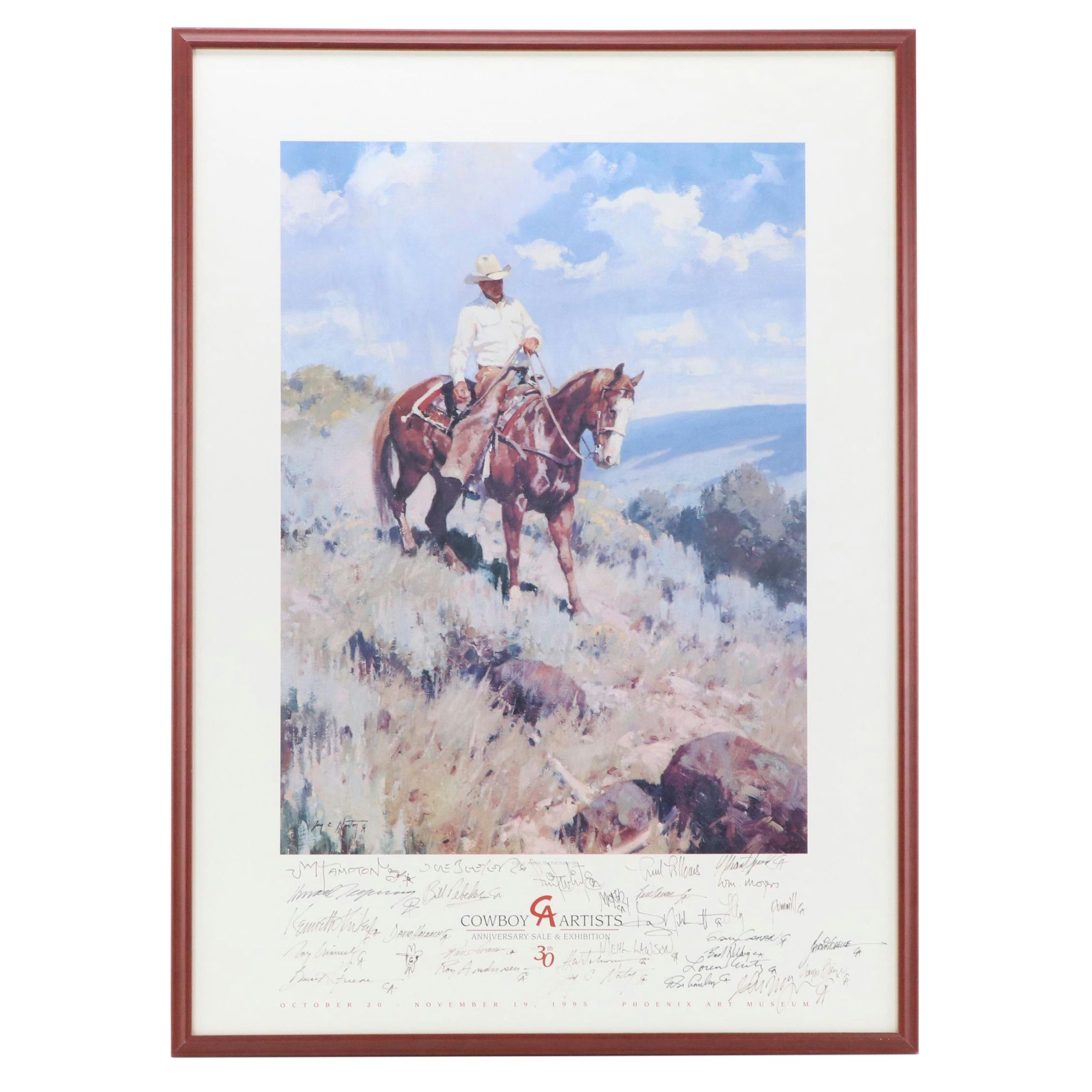 Phoenix Art Museum Offset Lithograph Exhibition Poster, 1995 | EBTH