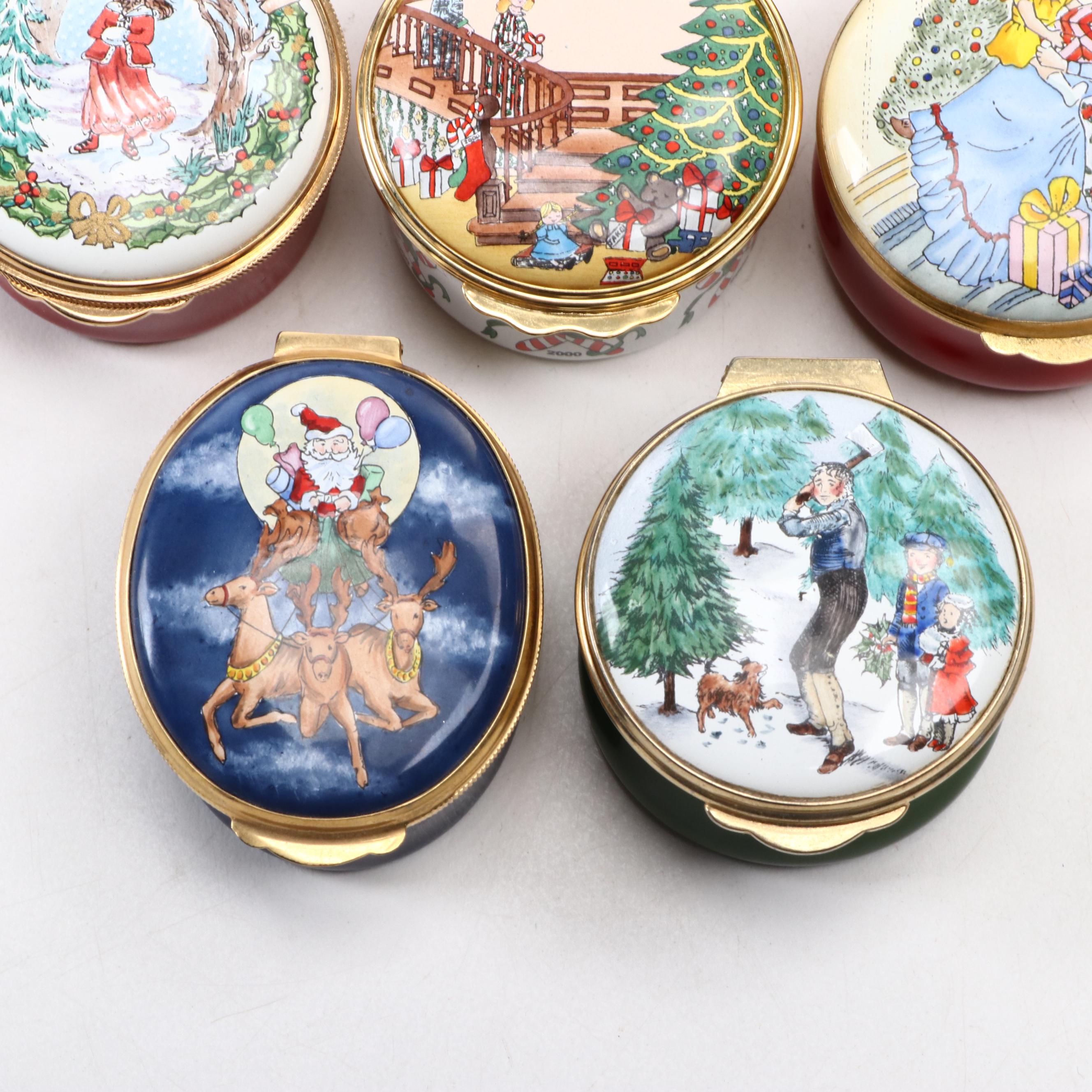 Halcyon Days, Toye Kenning & Spencer, and More English Enameled Christmas Boxes | EBTH