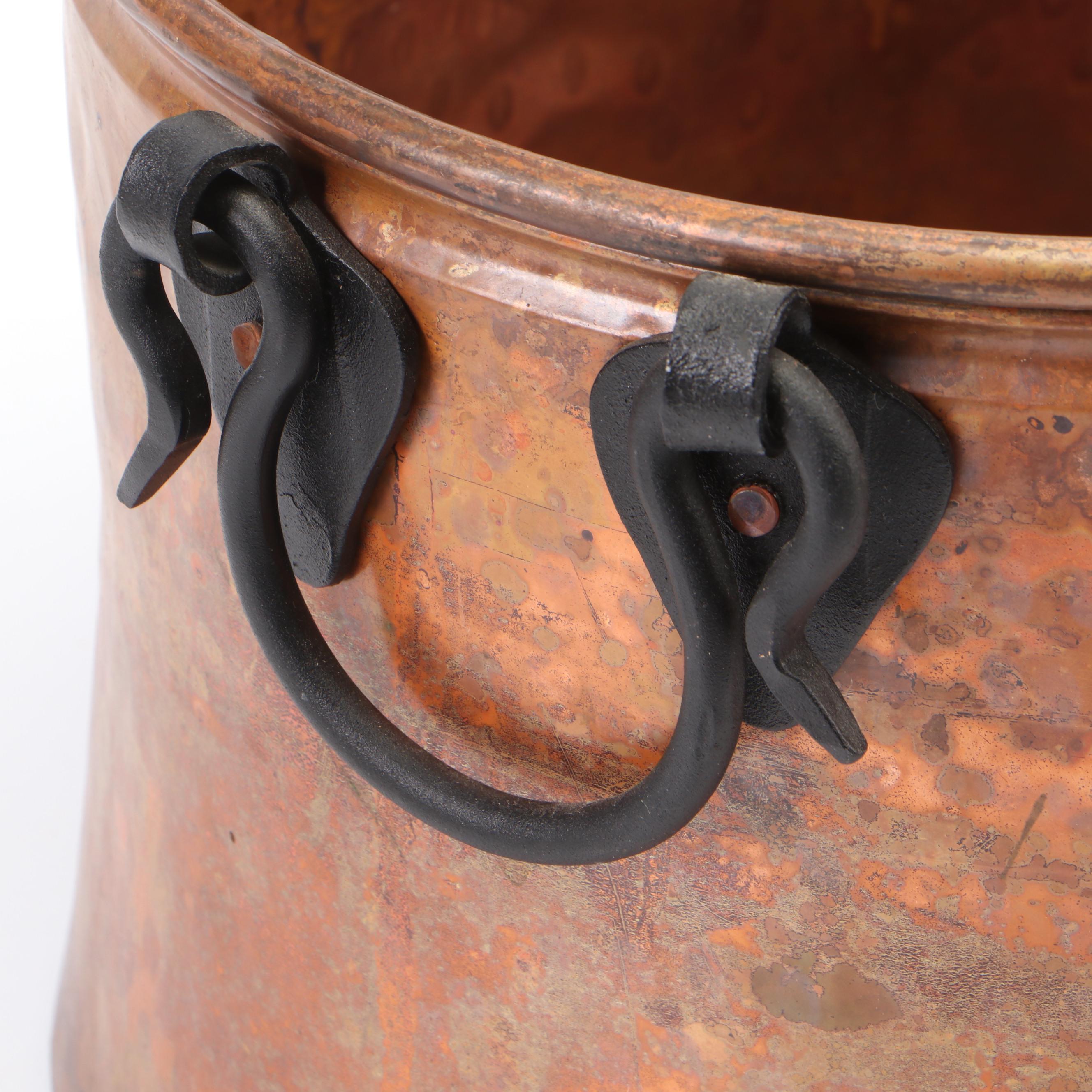Turkish Copper Pot with Cast Iron Handles | EBTH