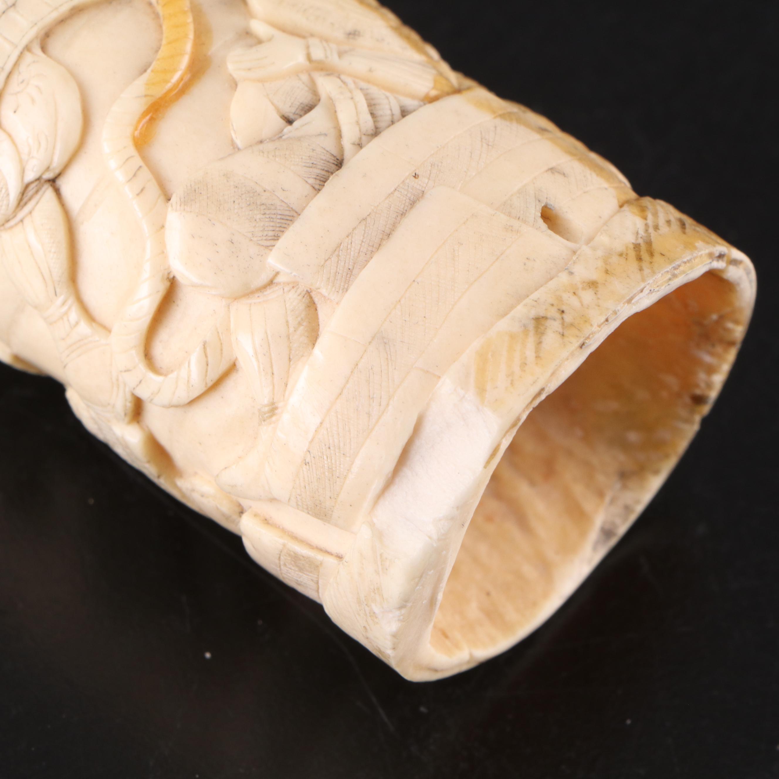 Japanese Carved Bone Sculptures | EBTH