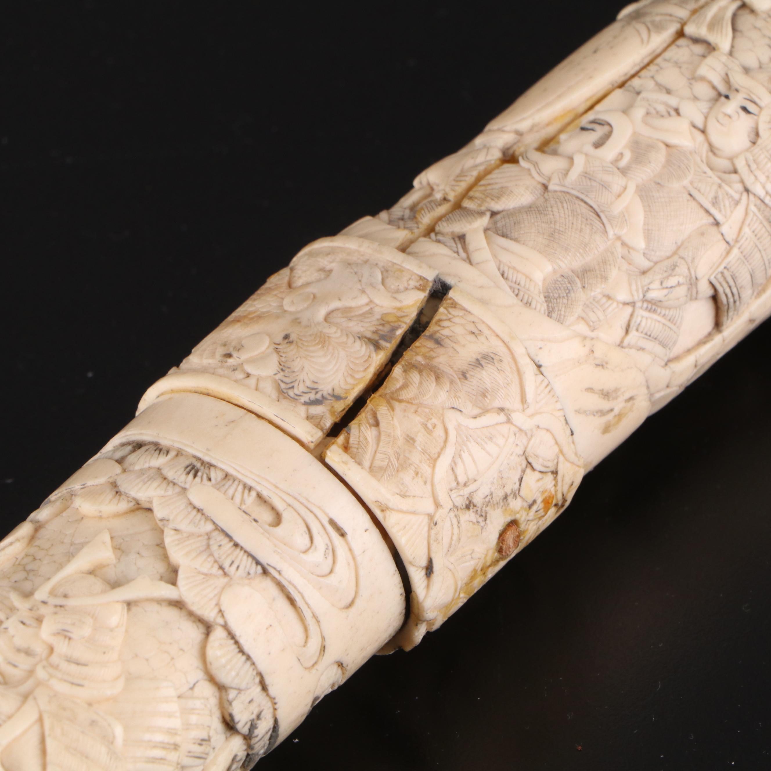 Japanese Carved Bone Sculptures | EBTH