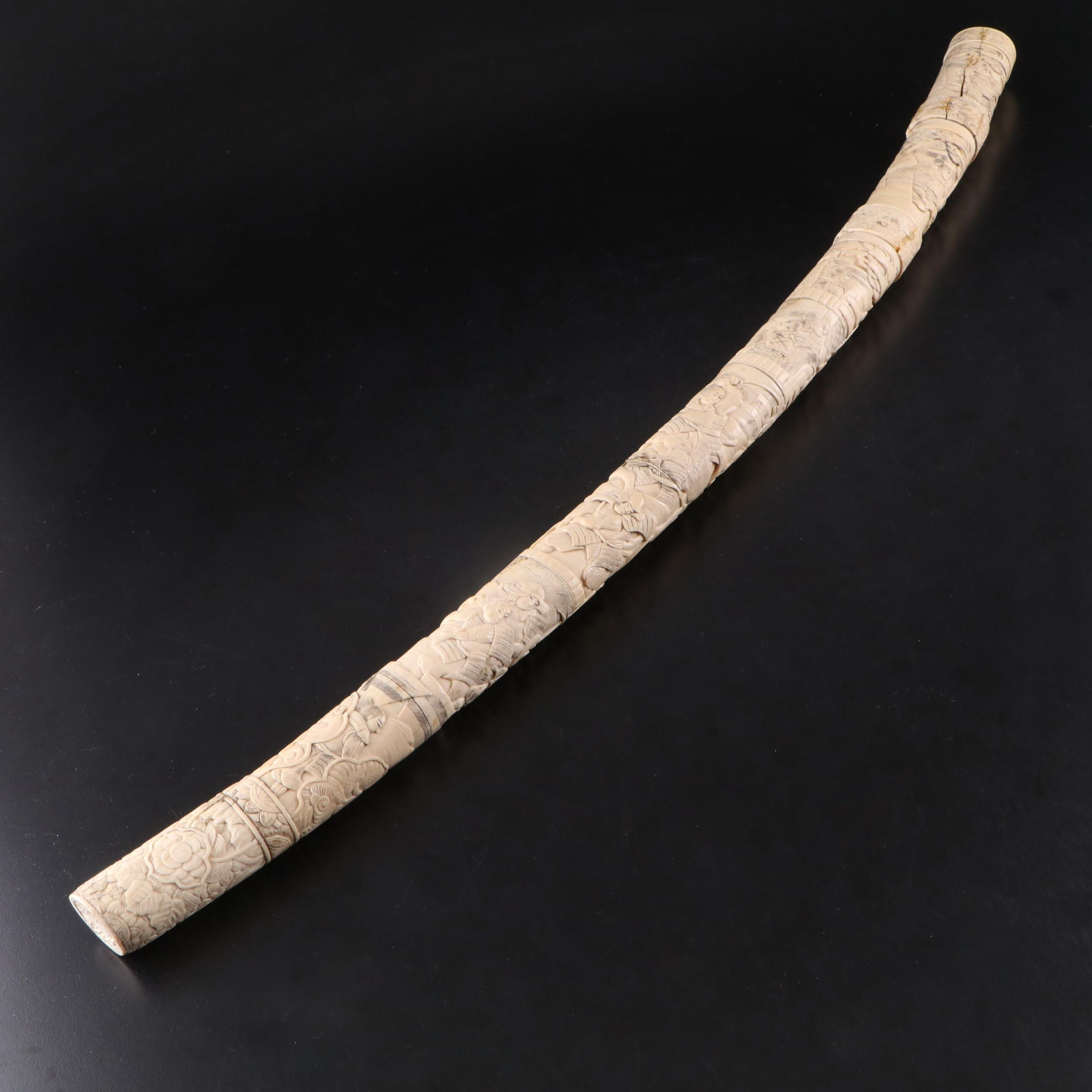 Japanese Carved Bone Sculptures | EBTH