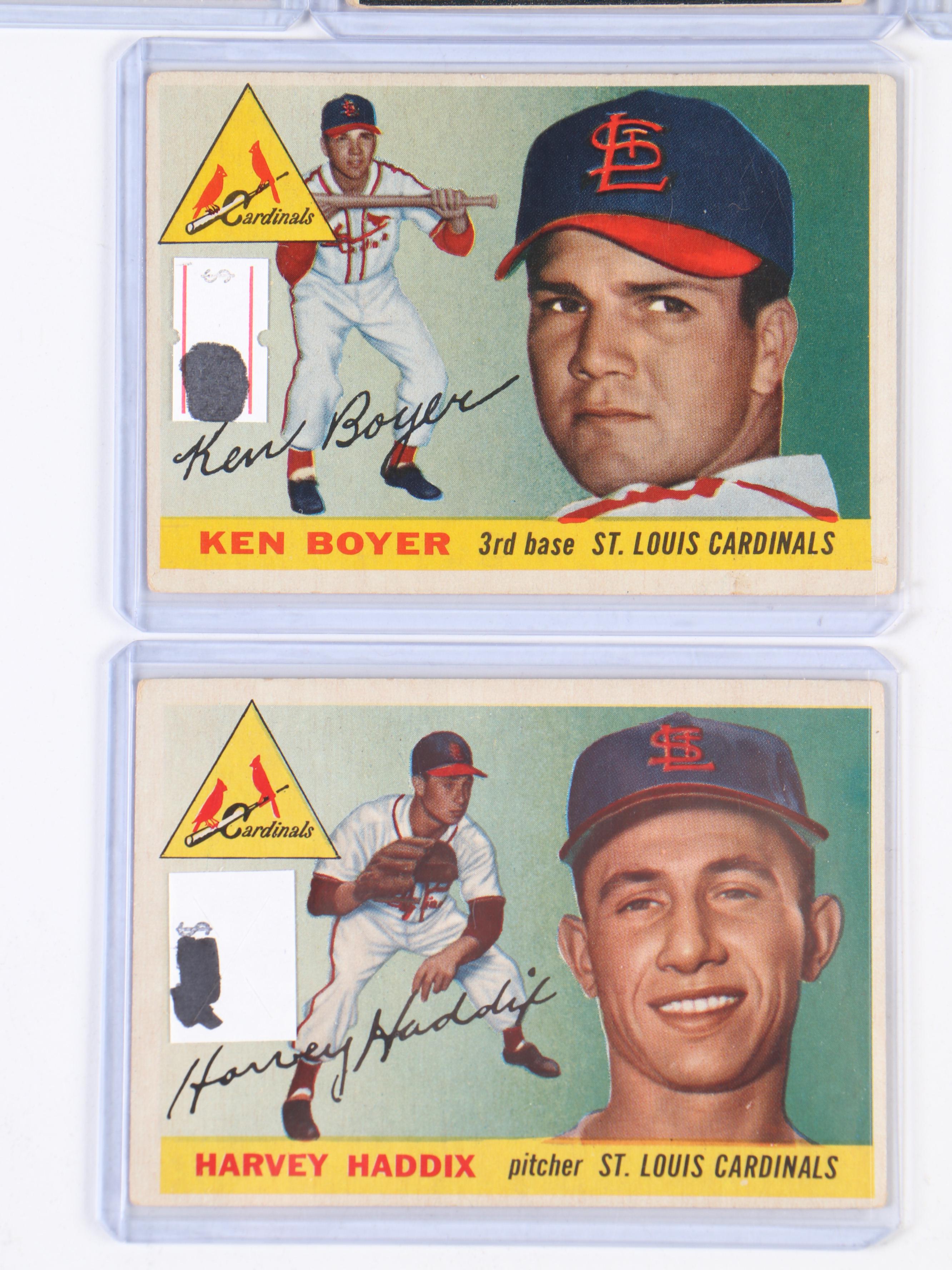 Topps Baseball Cards Featuring Don Newcombe, Joe Nuxhall, and More ...