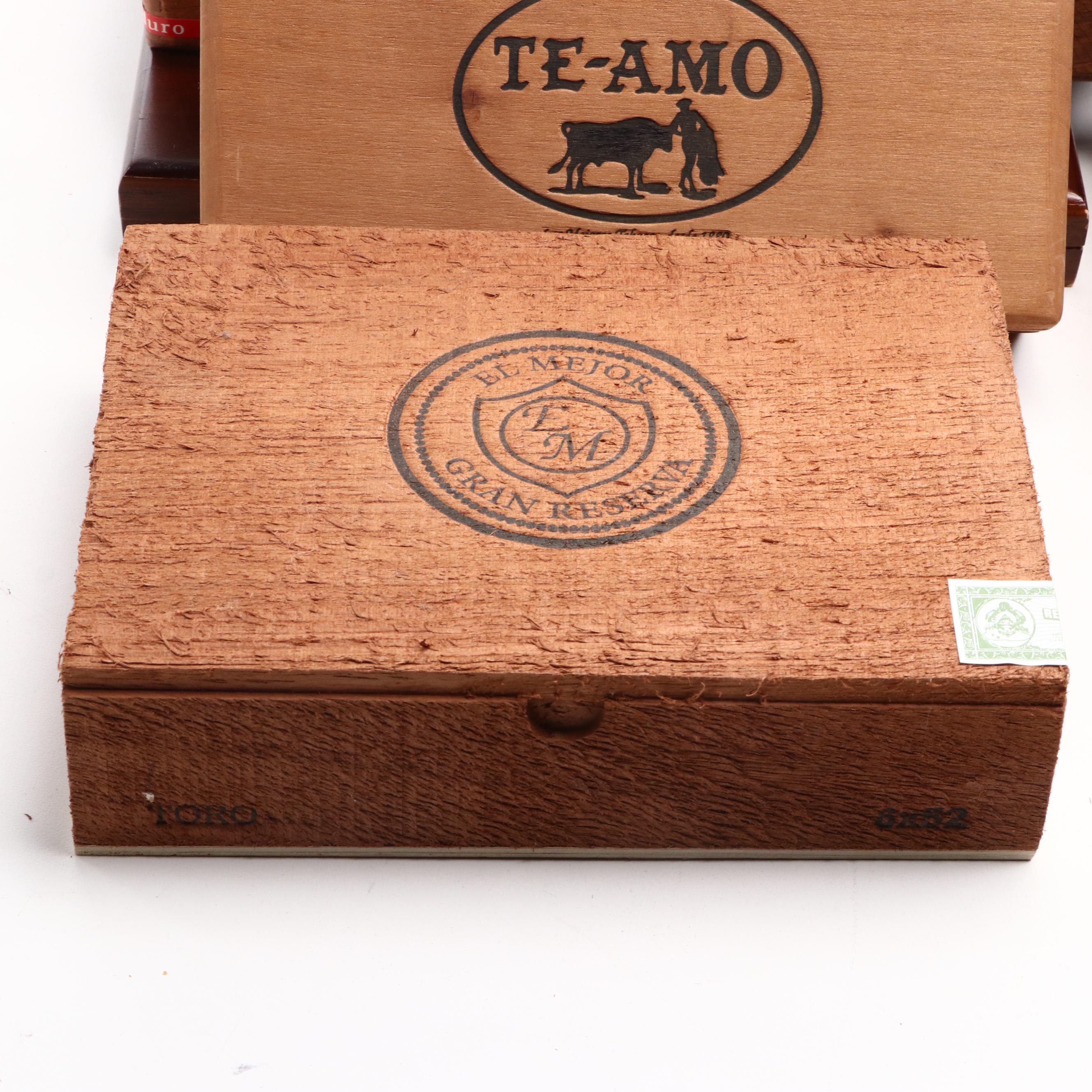 Eiroa "Camacho SLR", Tabacalera A. Turrent "Te-Amo", and More Wooden ...