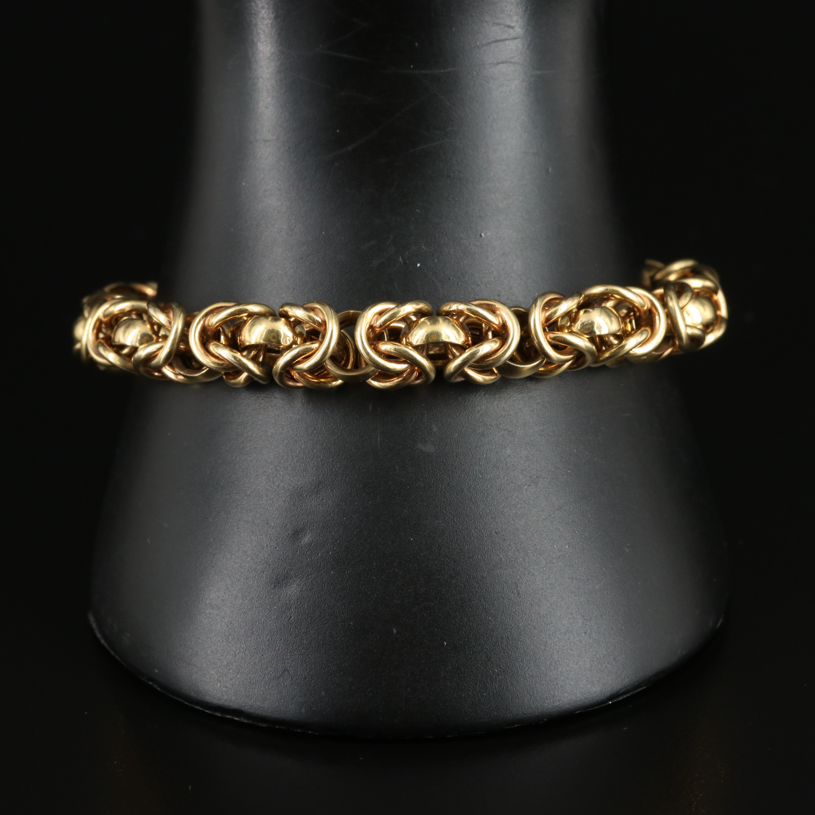 14K Byzantine Chain Bracelet | EBTH