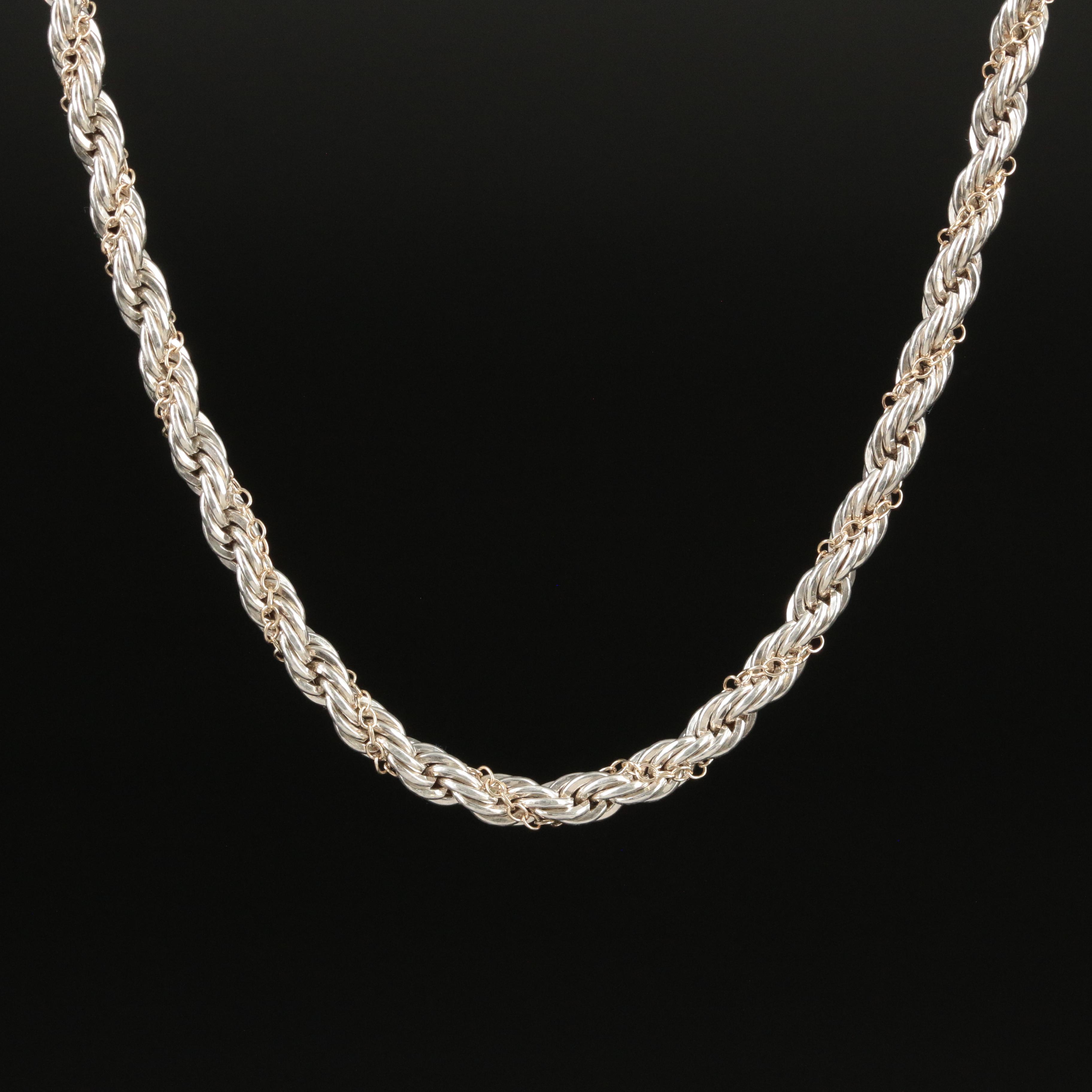 Tiffany & Co. Sterling Twisted Rope Necklace | EBTH