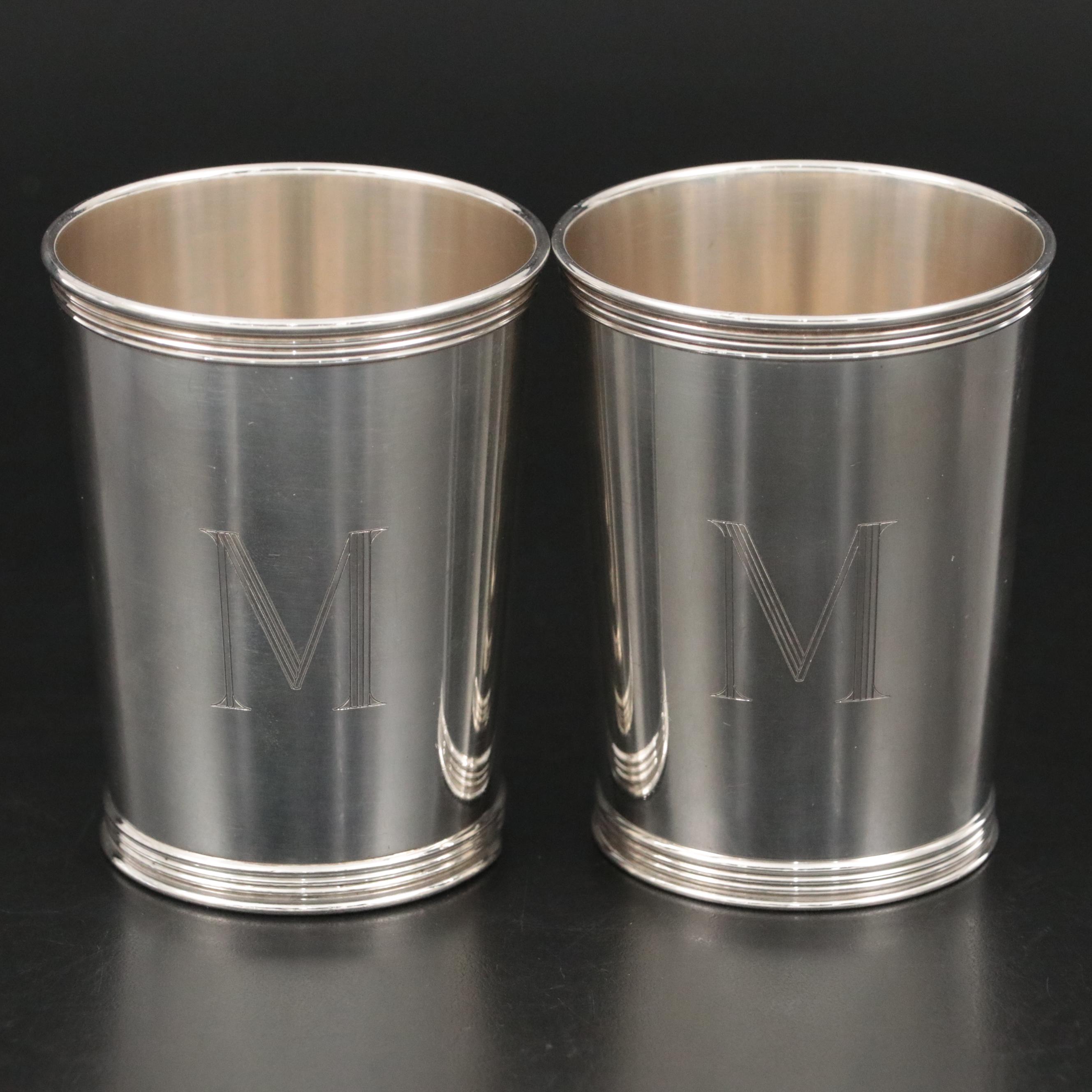 Pair of Benjamin Trees Sterling Silver Julep Cups | EBTH