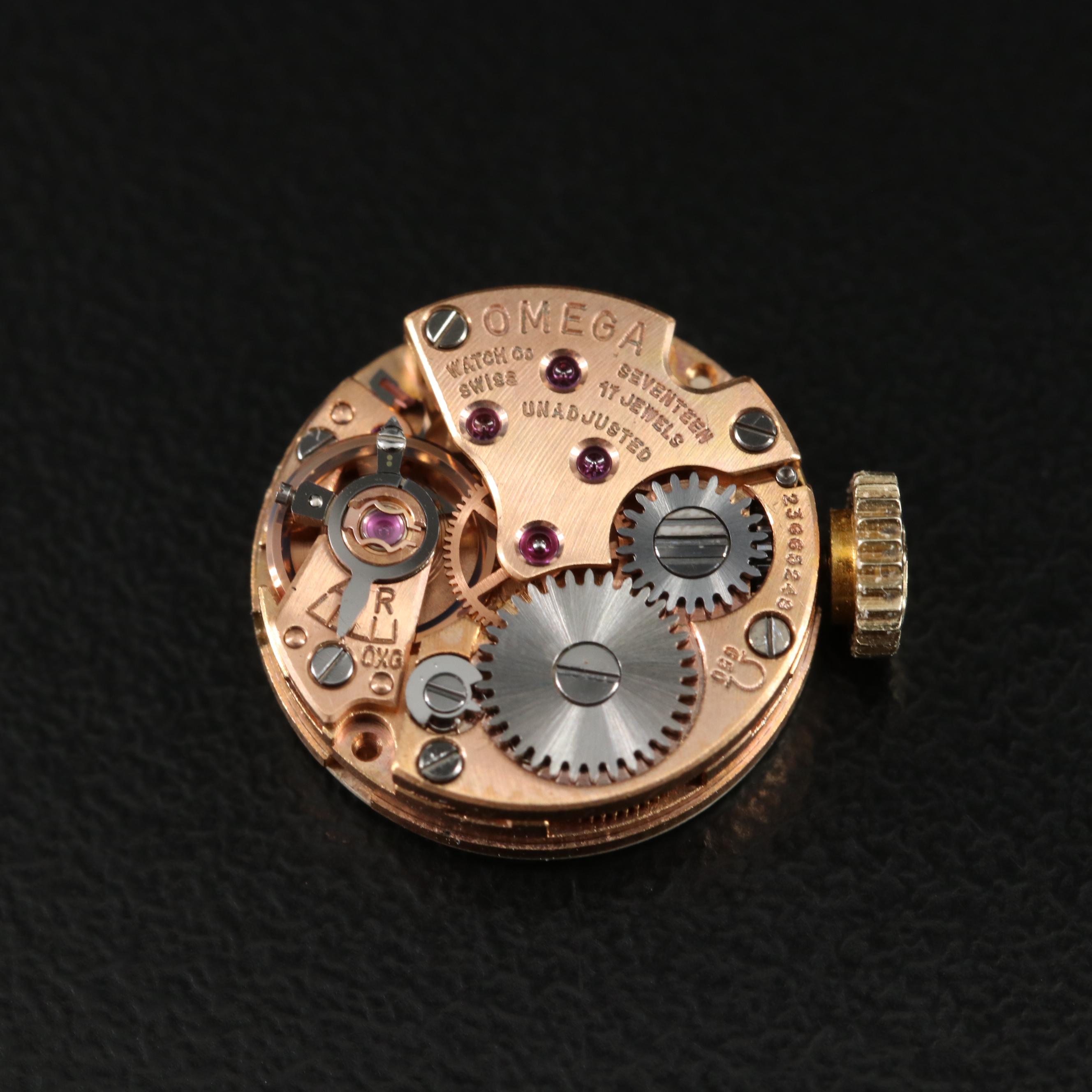 Omega 14K Hidden Dial Diamond Cocktail Wristwatch | Everything But The ...