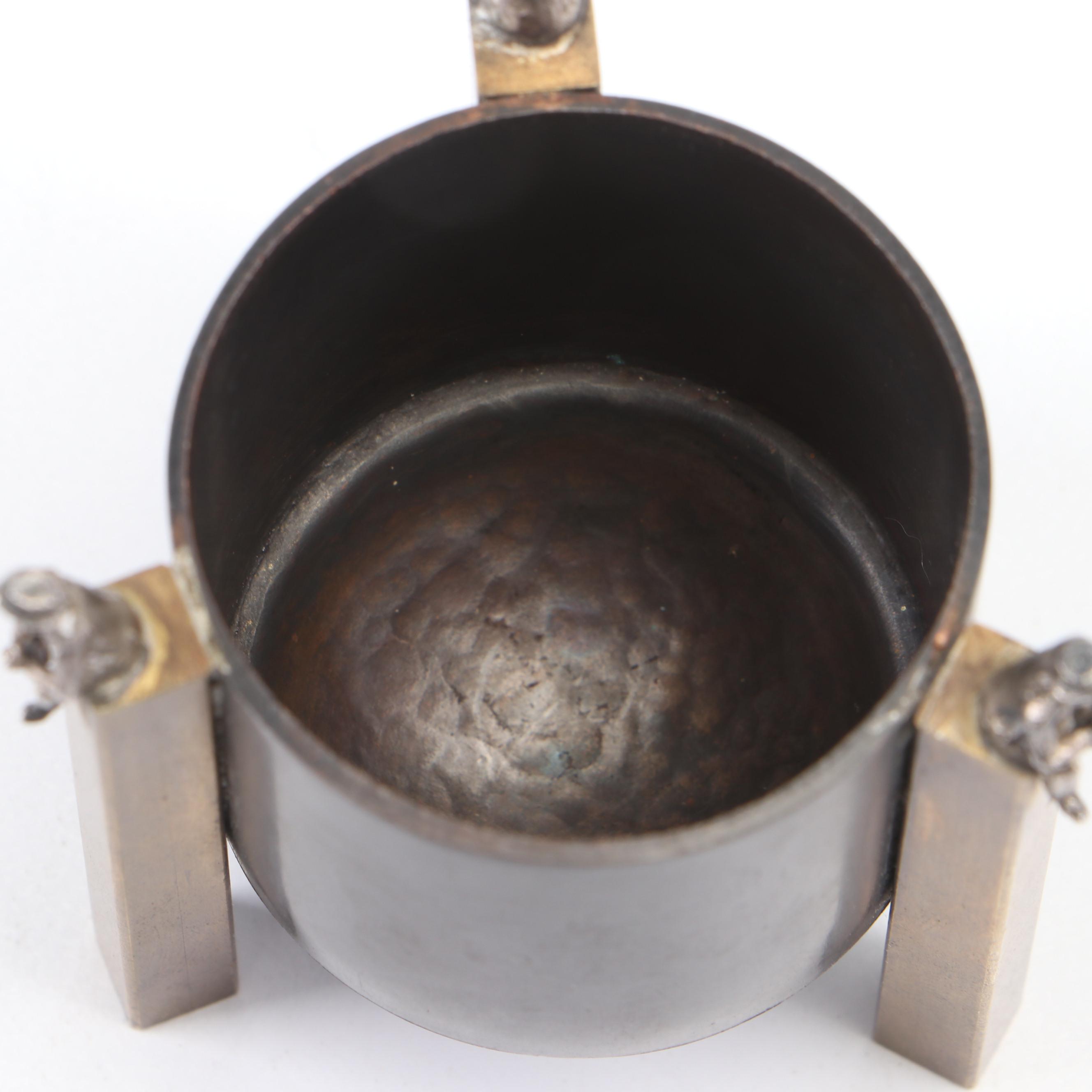 Winged Camel Metalworks Metal Toothpick Holder with Sterling Silver ...