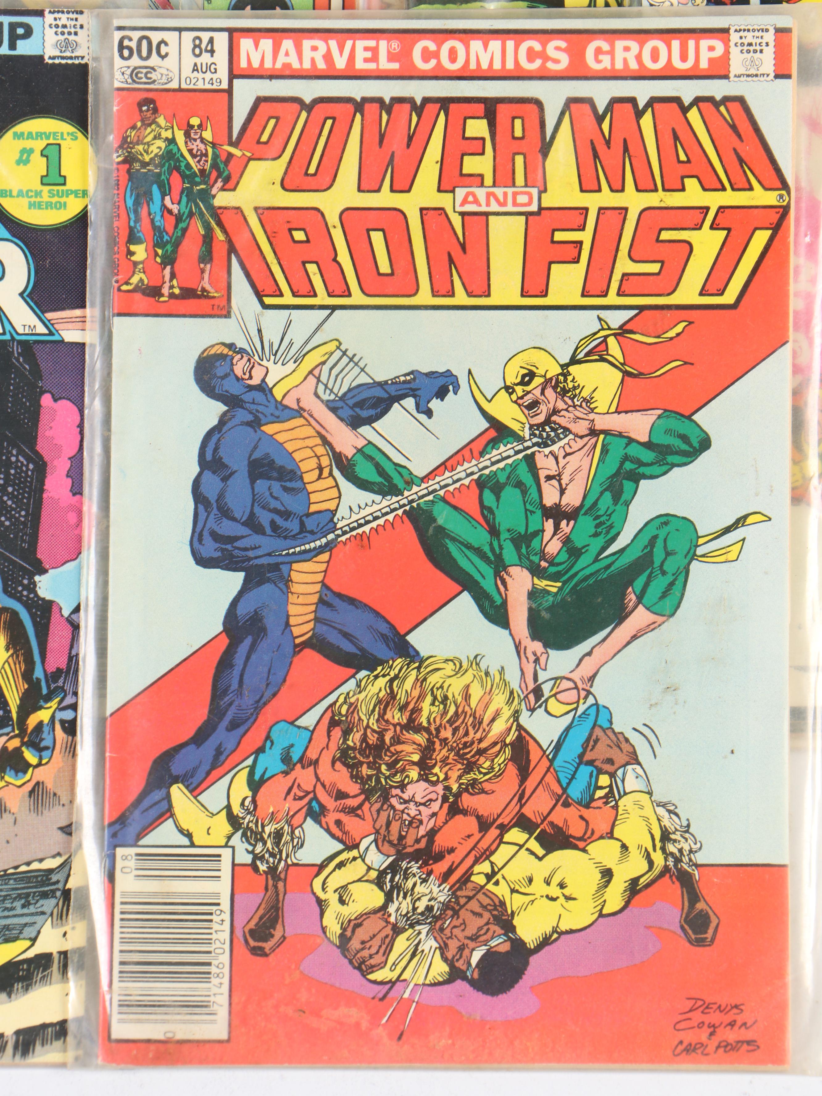 Bronze Age Marvel Comics Featuring "Power Man and Iron Fist," "ROM" and ...