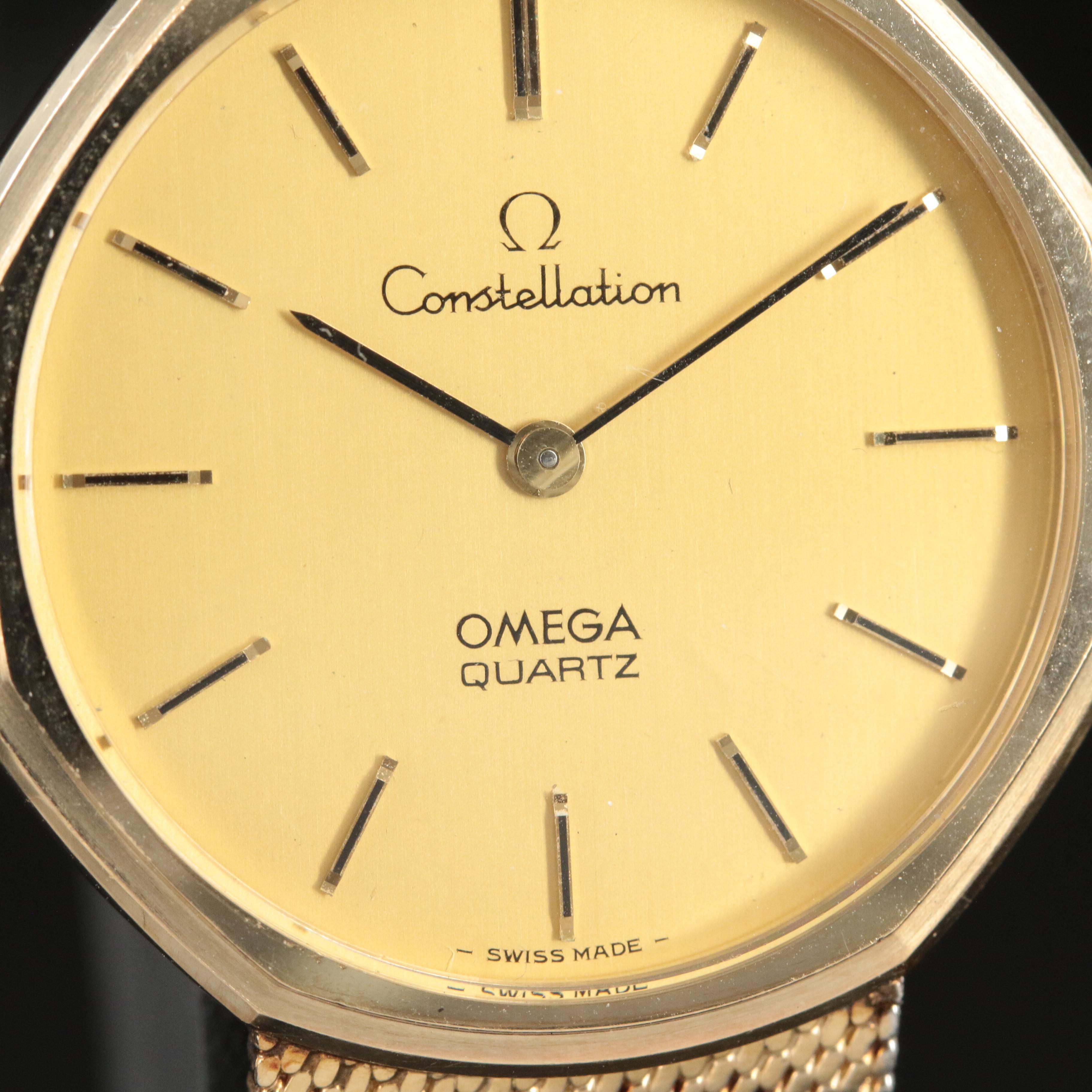 Omega Constellation Gold-Filled Quartz Wristwatch | Everything But The ...