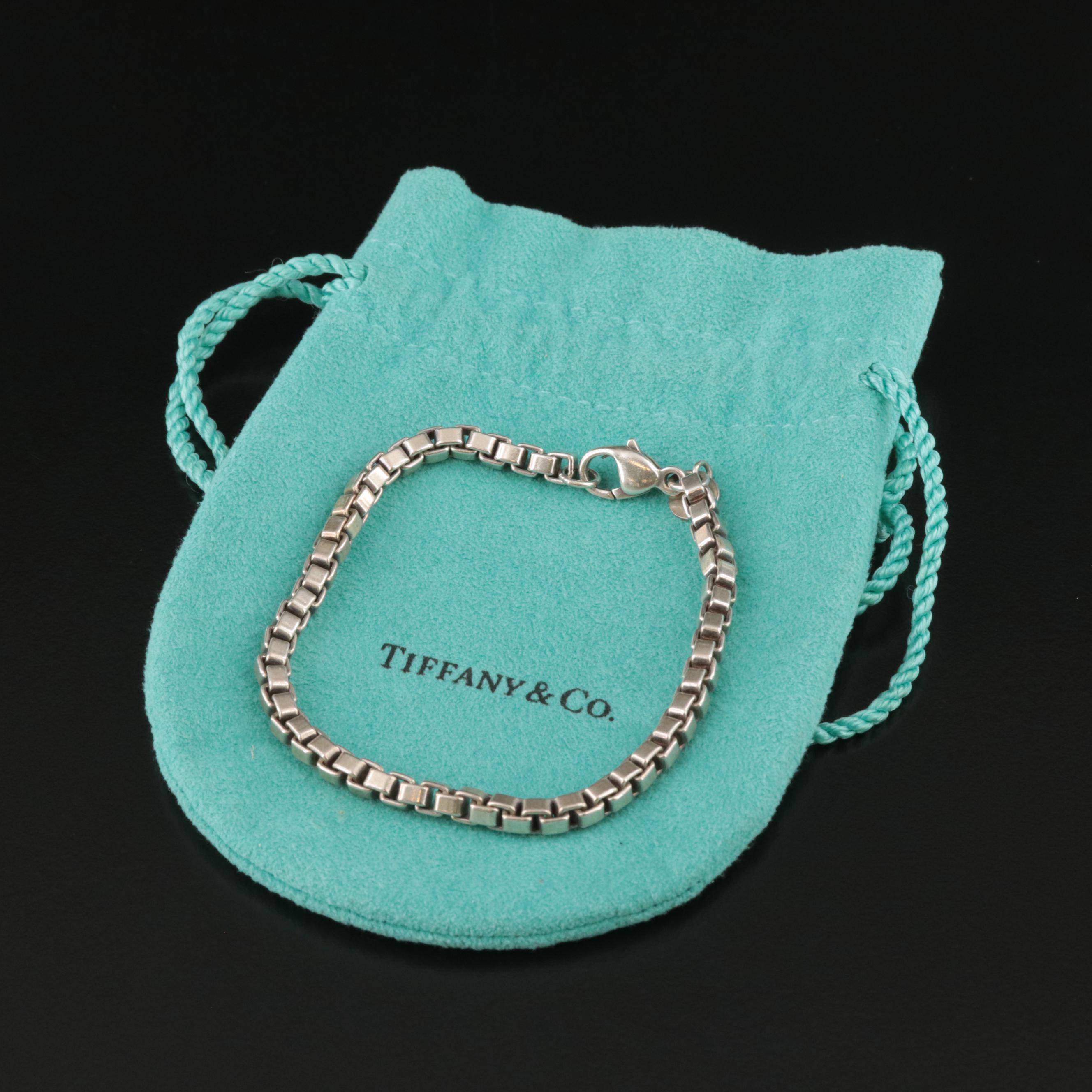 Tiffany & Co. Sterling Venetian Link Chain Bracelet | EBTH