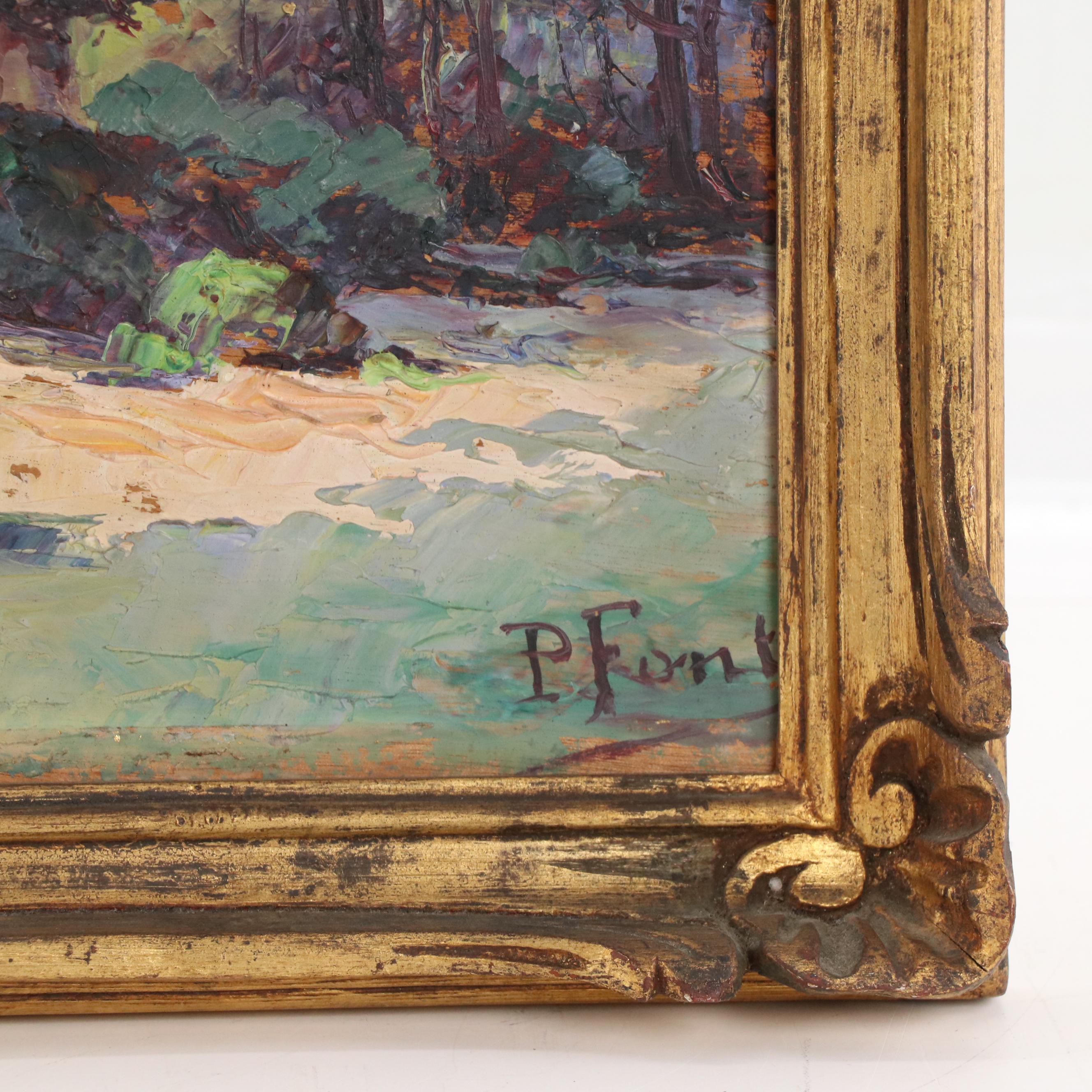 Paula Font Oil Painting of an Impressionist Style Landscape ...