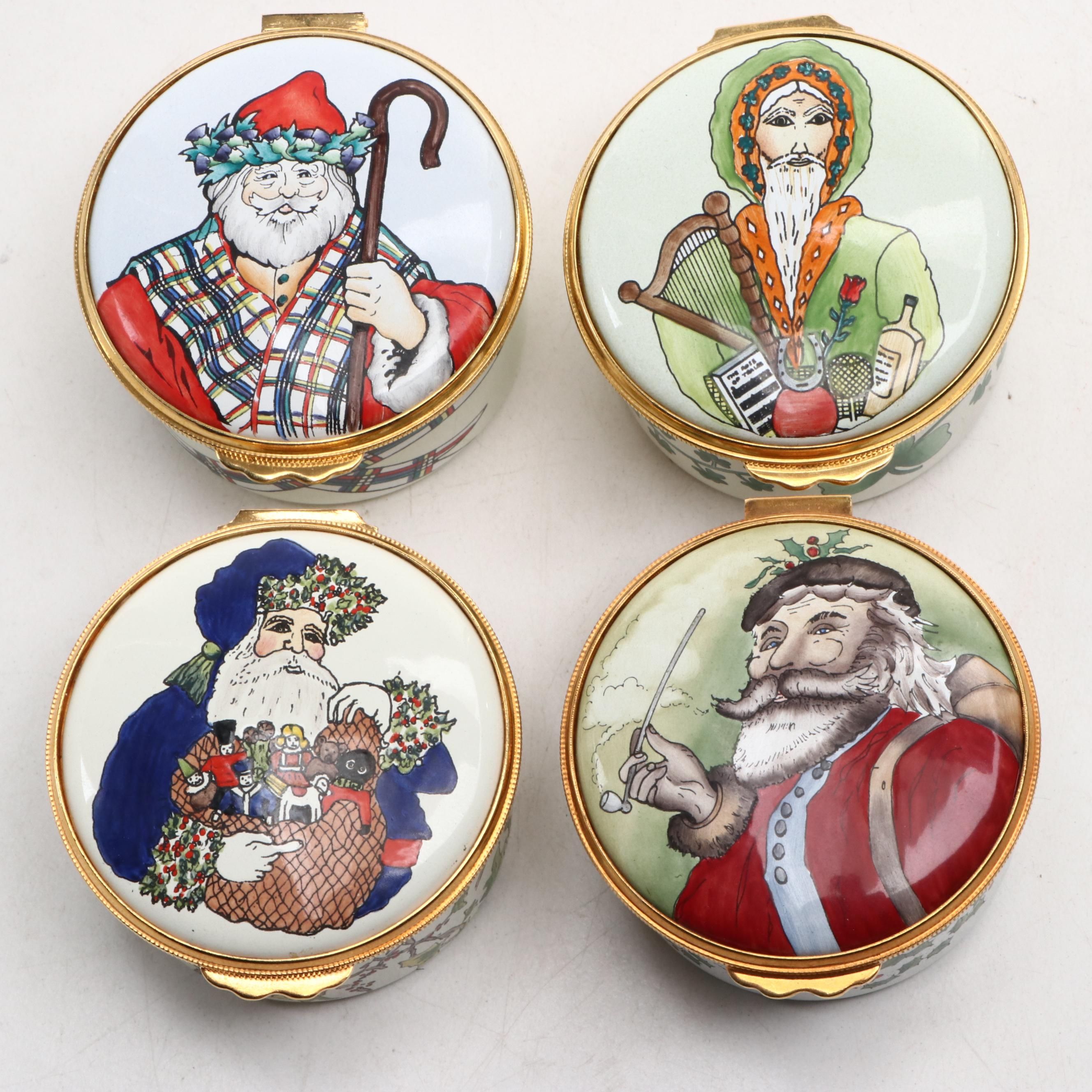 The Royal Collection Christmas Themed Enameled Boxes | EBTH