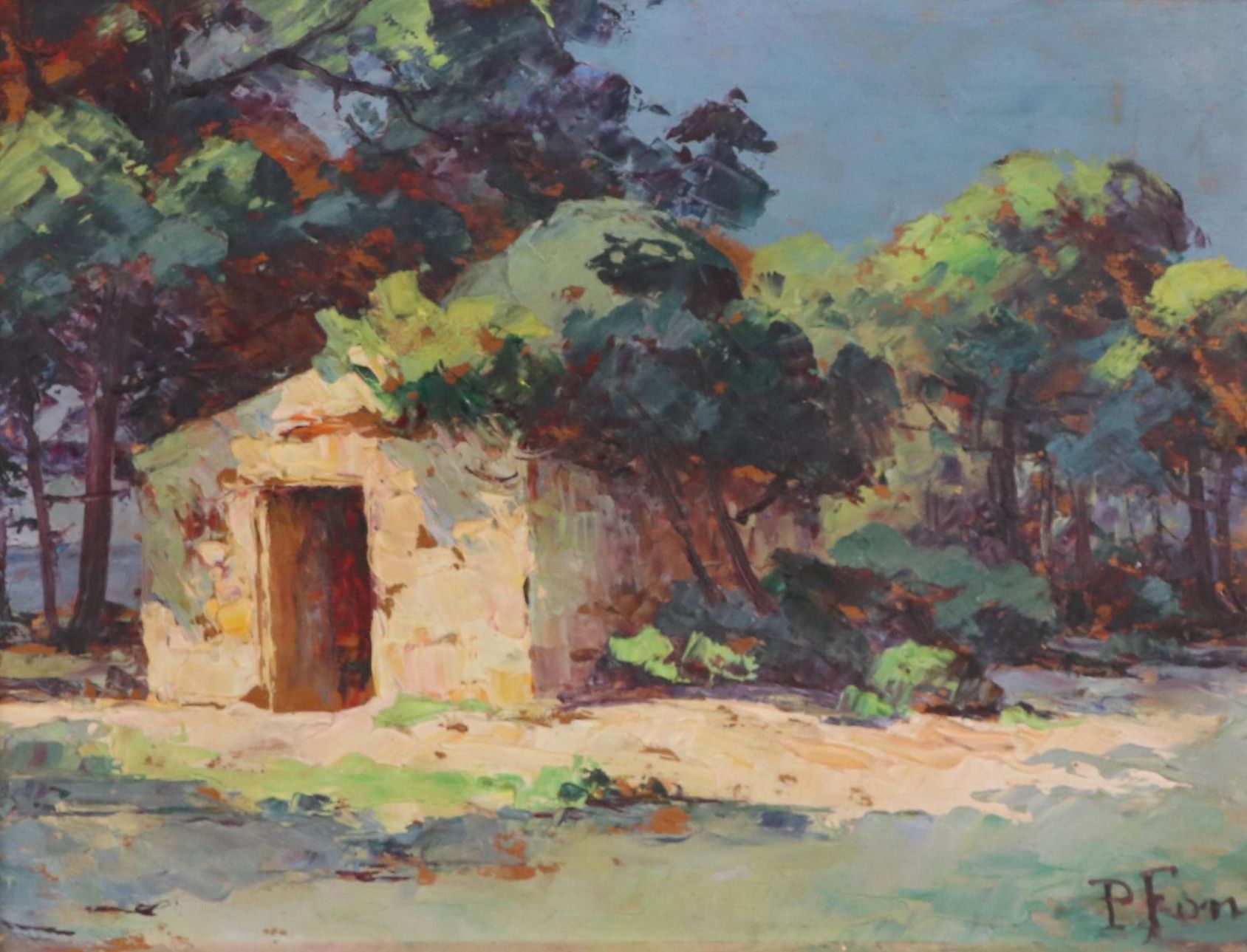 Paula Font Oil Painting of an Impressionist Style Landscape ...