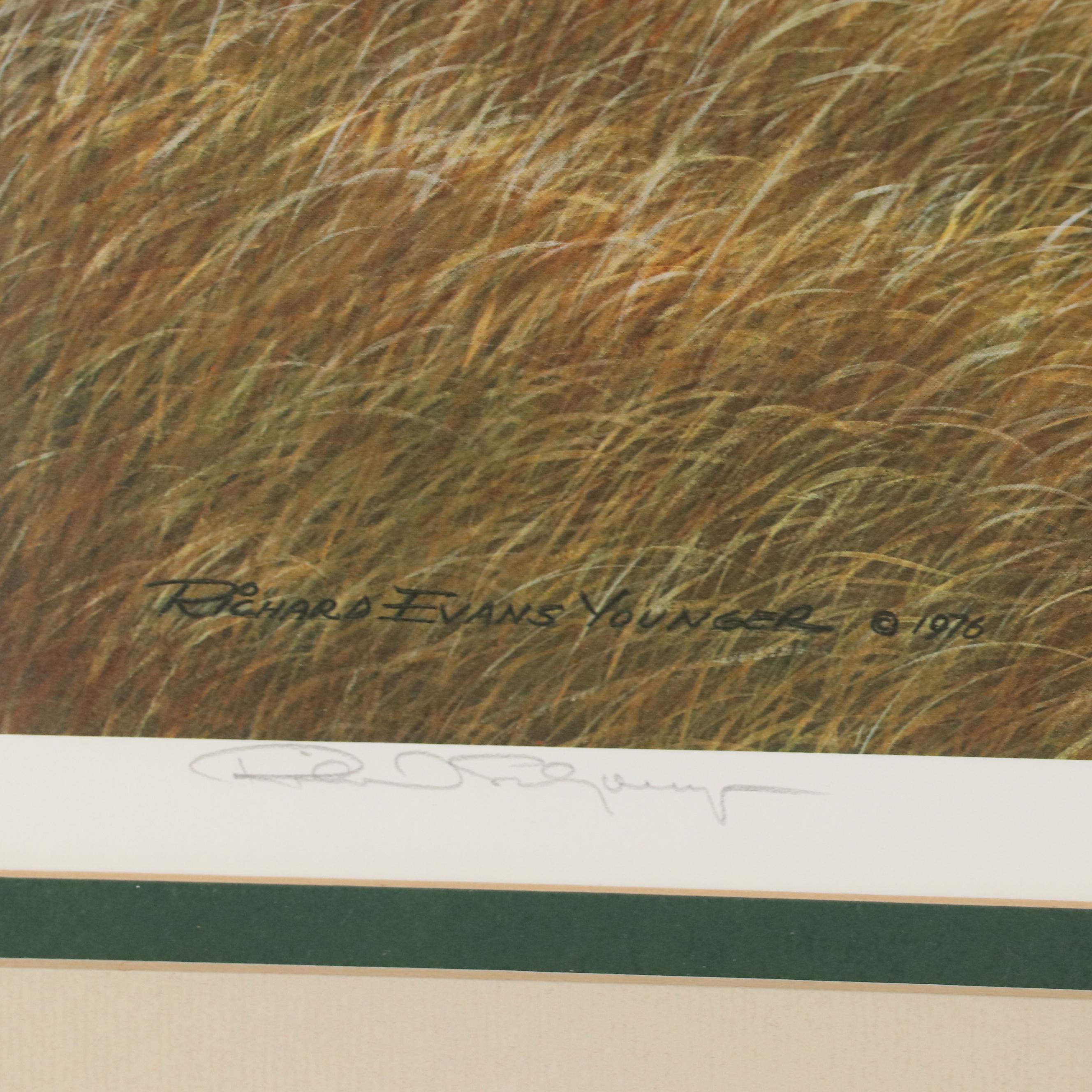 Richard Evans Younger Offset Lithograph "American Elk" | EBTH