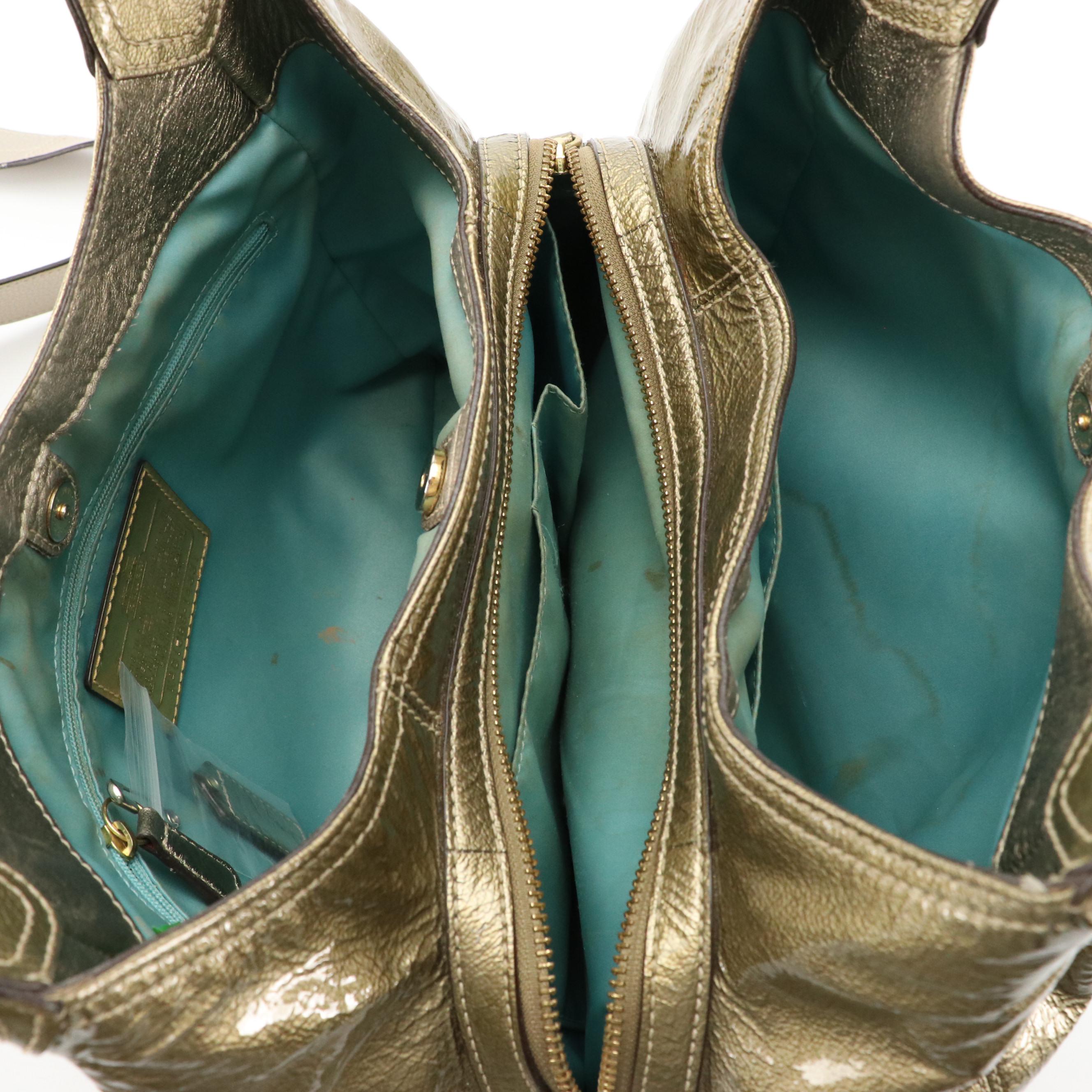 Coach Leather Duffle F15064 and Patent Leather Maggie Hobo 14331 | EBTH