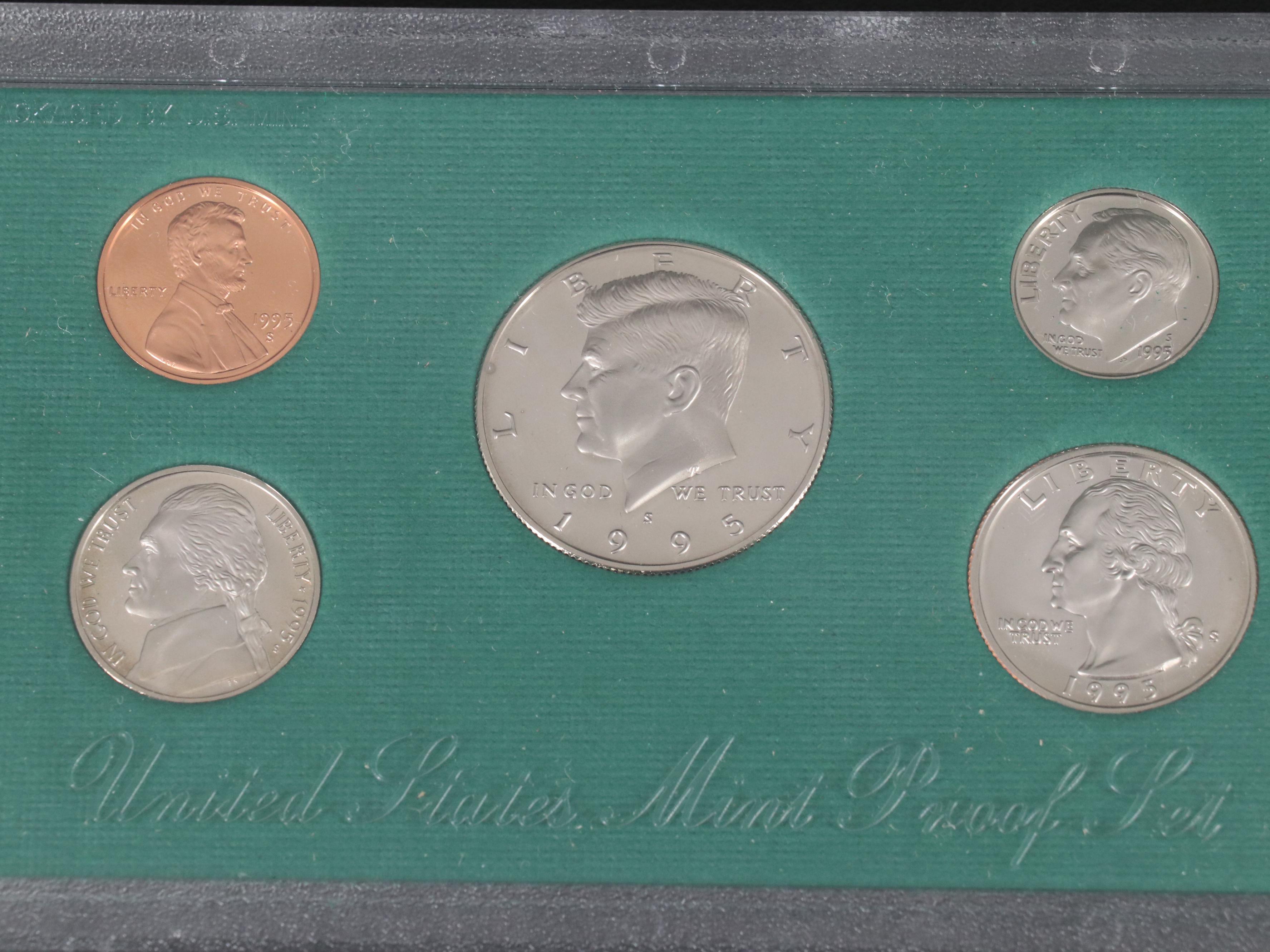 Collection of Eighty-Two U.S. Proof Sets, Mint Sets, and Eisenhower ...