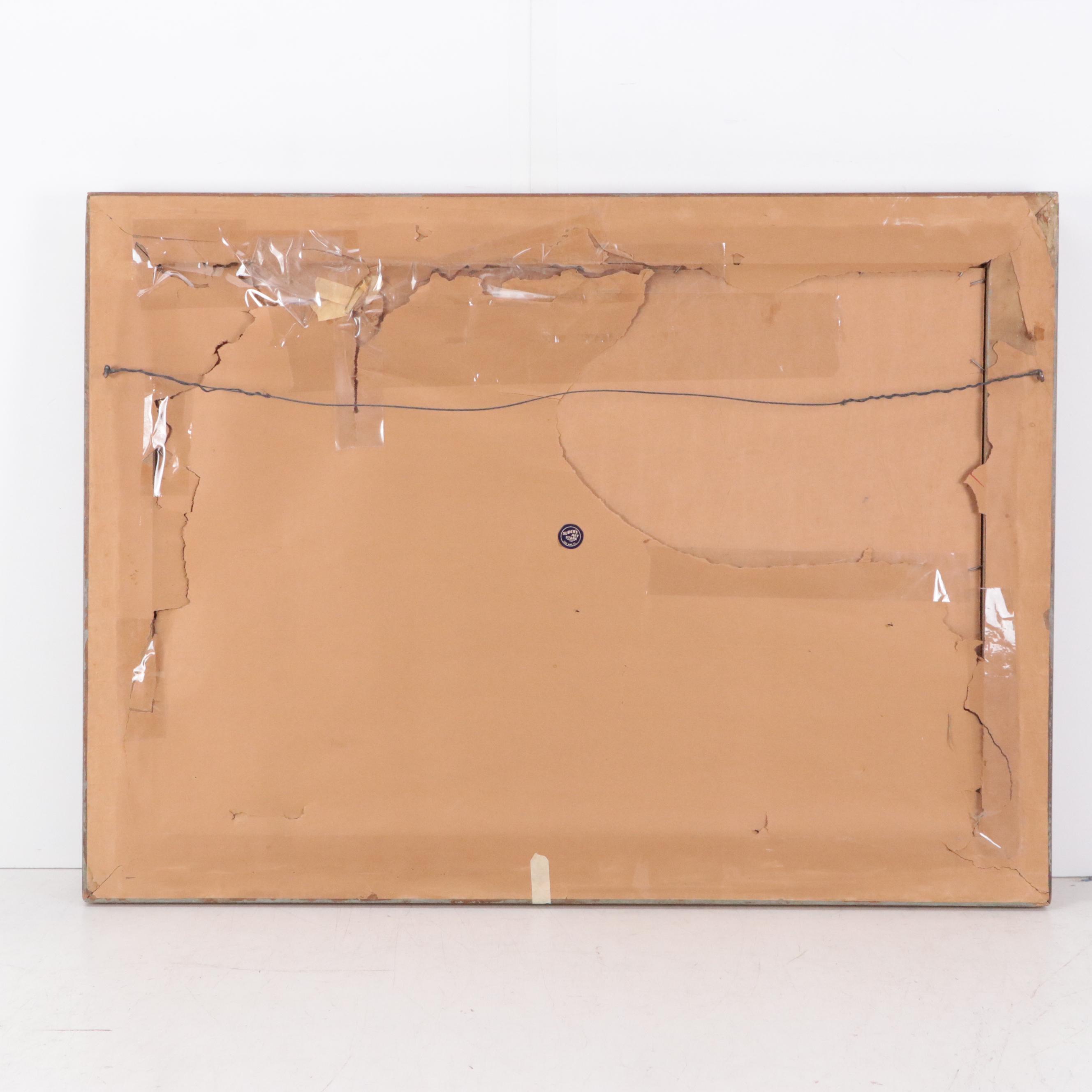 F. Berger Oil Painting of Landscape with Cottage | EBTH