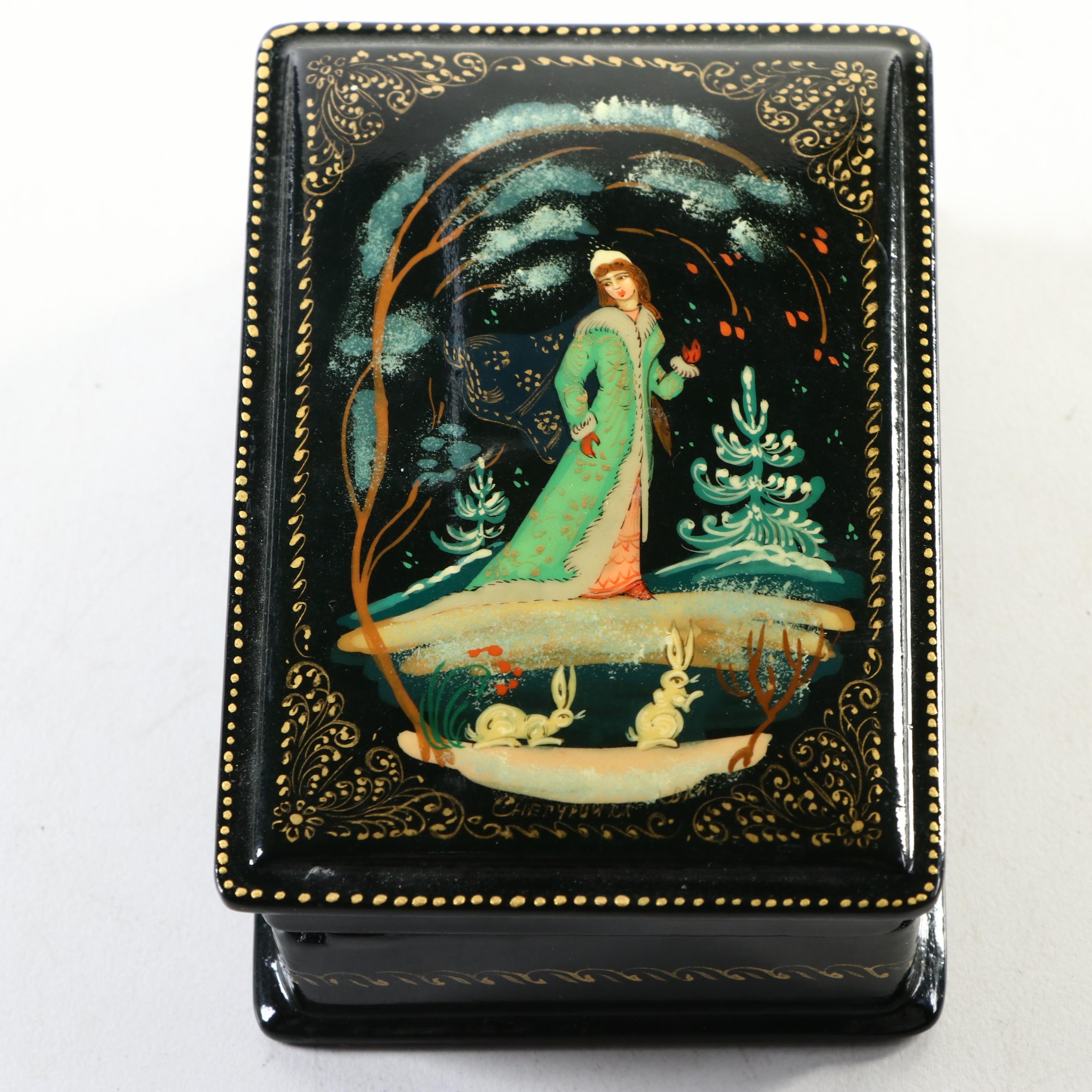 USSR and Other Russian Hand-Painted Lacquerware Boxes | EBTH