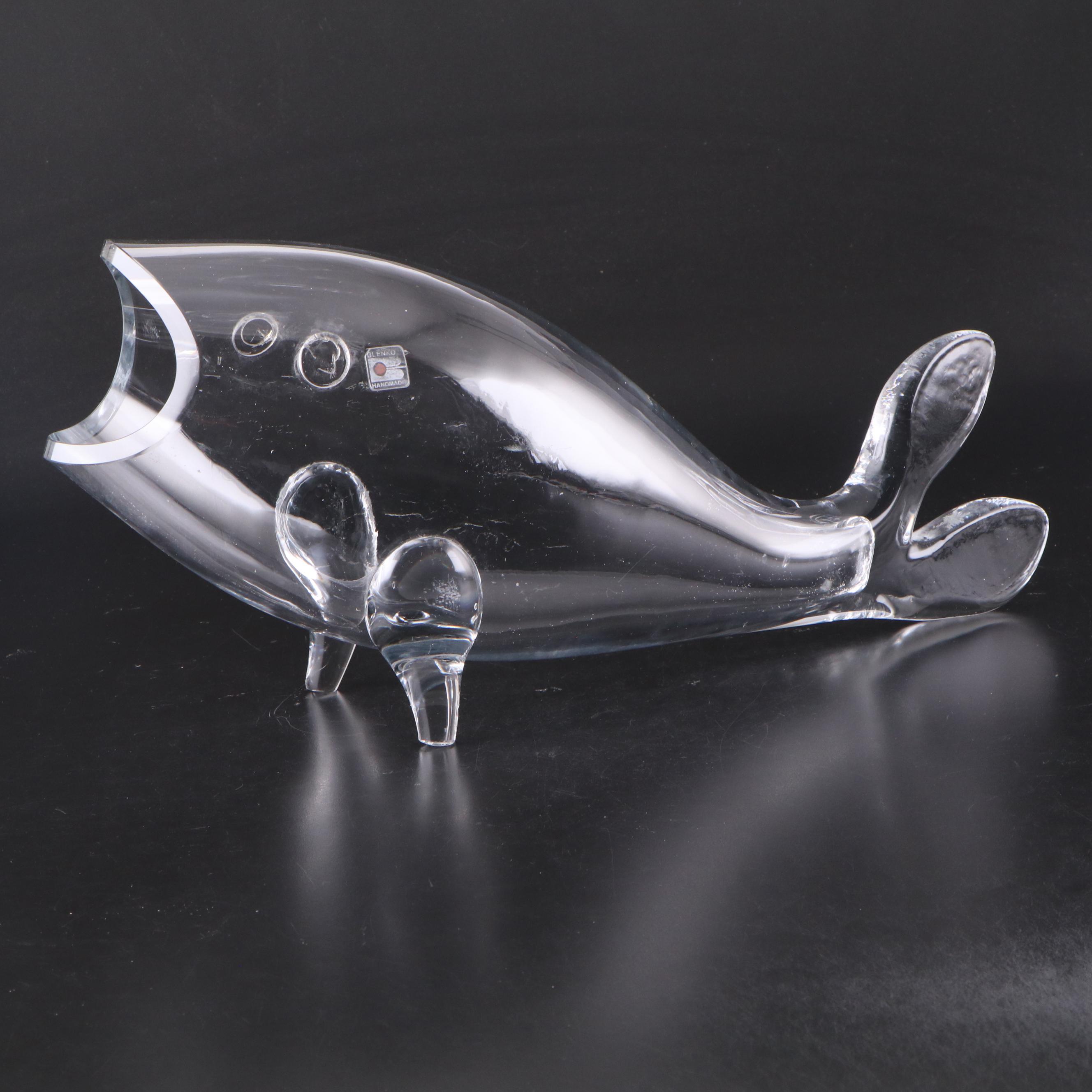Blenko Blown Glass Fish, Late 20th Century | EBTH