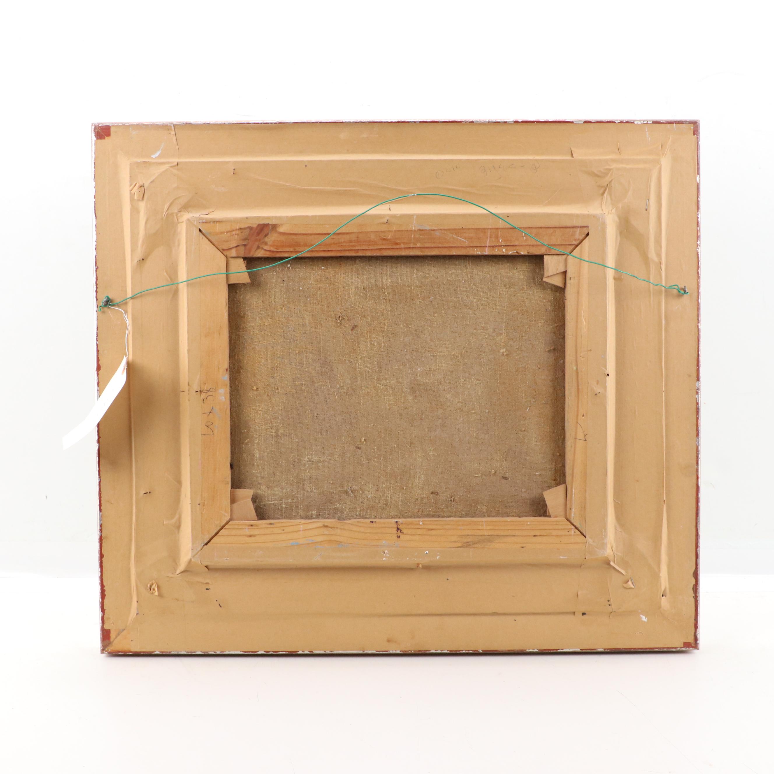 Jehuda Rodan Oil Painting of Street Scene | EBTH