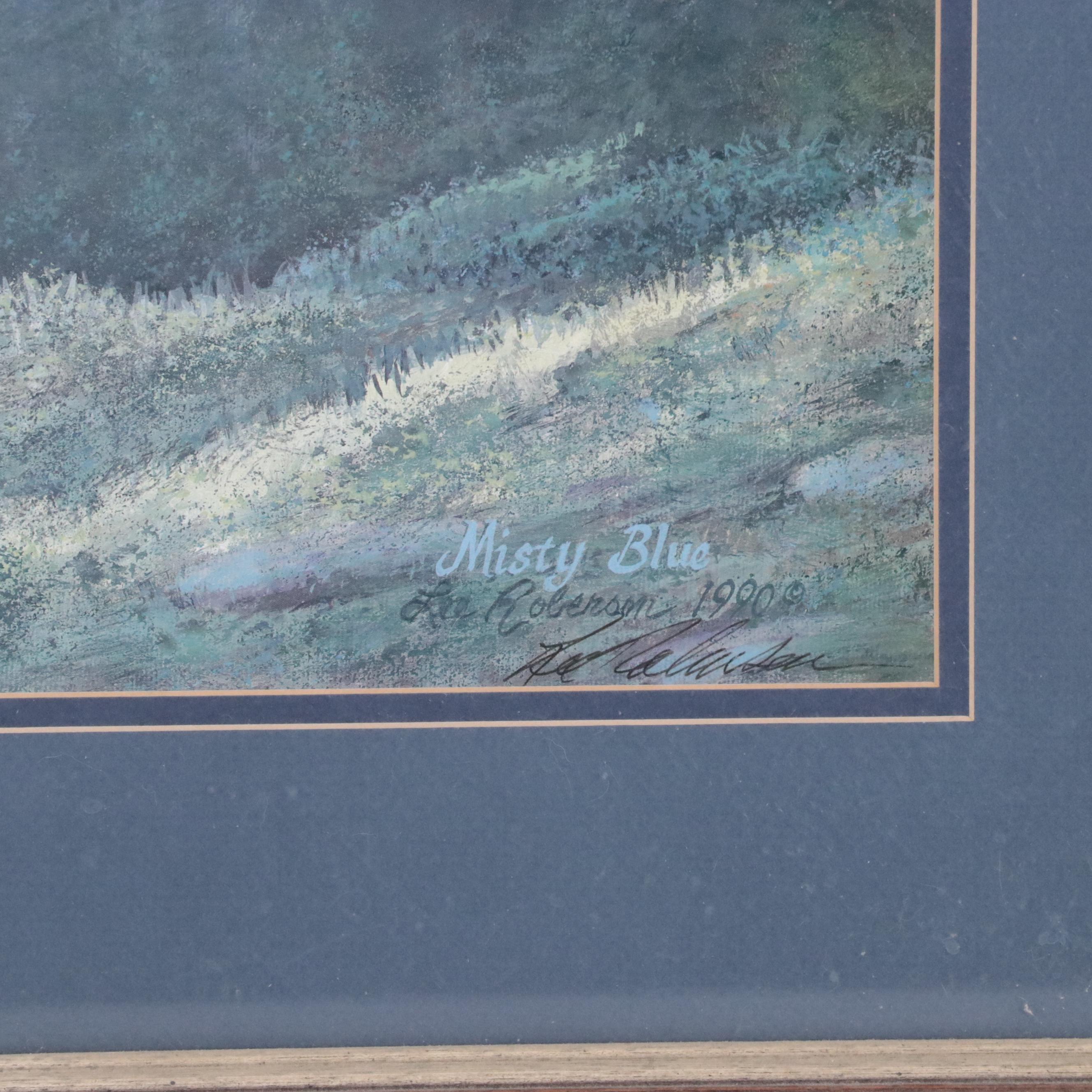 Lee Roberson Offset Lithograph "Misty Blue," 1990 | EBTH