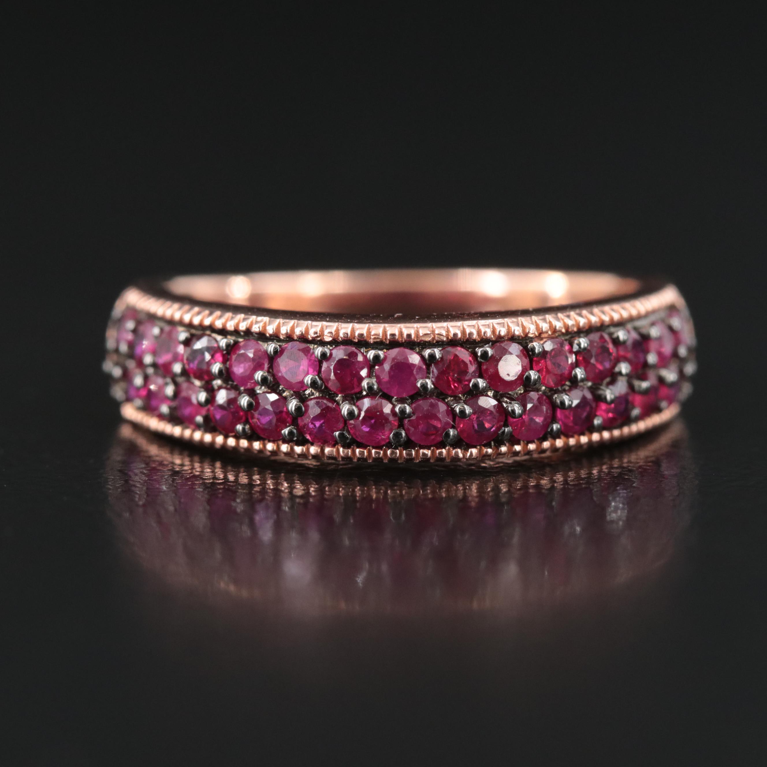 10K Rose Gold Ruby Ring | EBTH