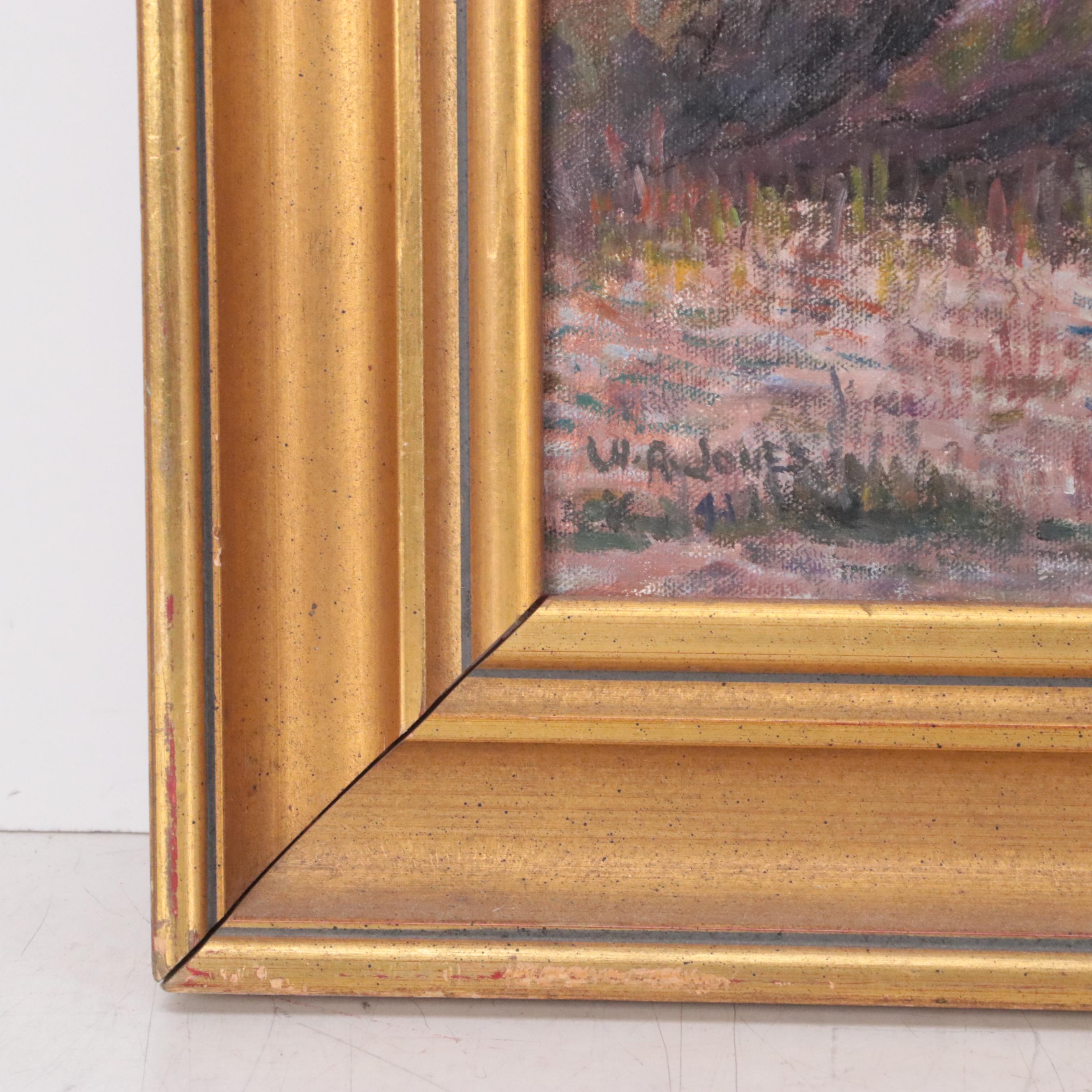 William R. Jones Oil Painting "Cypress Point, Carmel, California" | EBTH