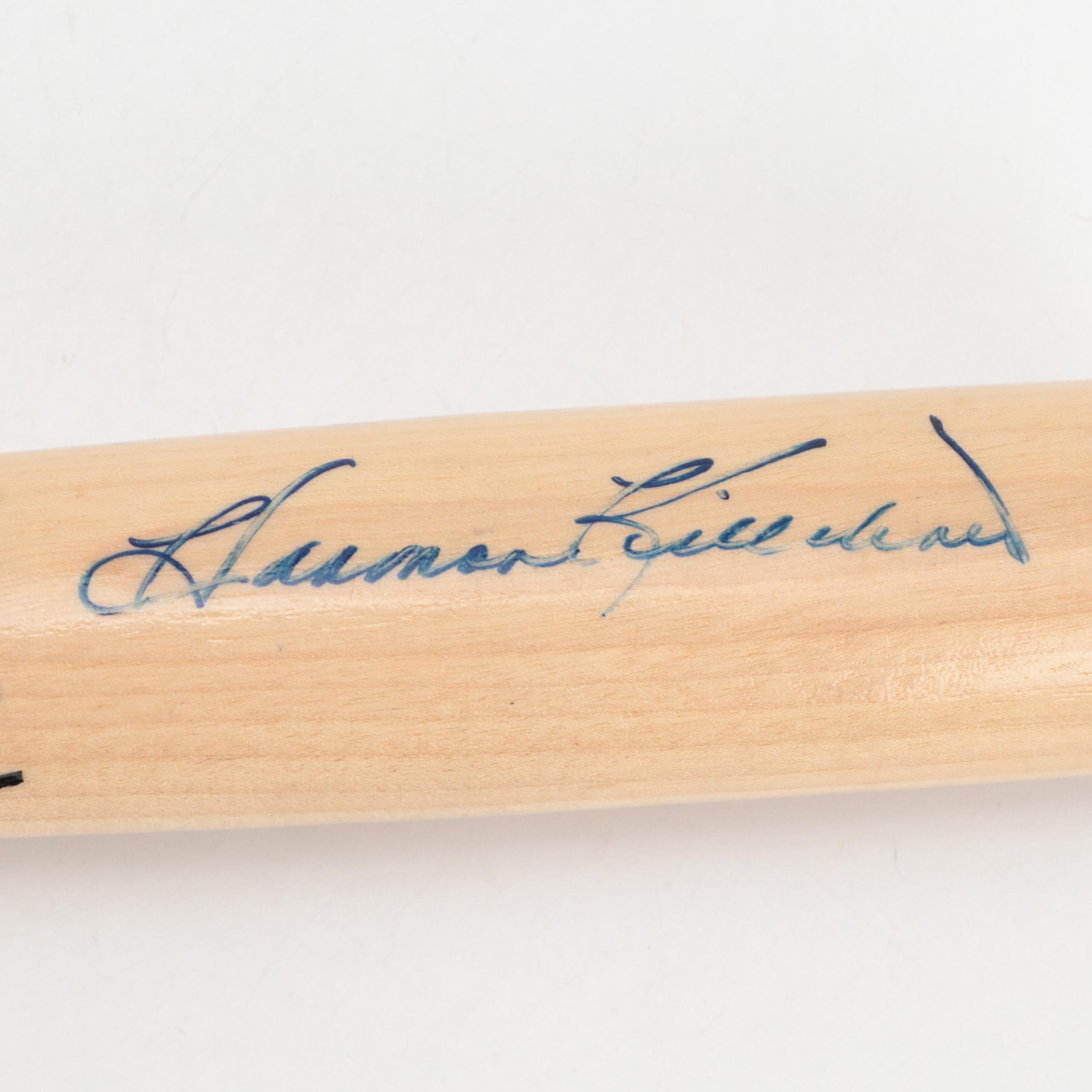 Harmon Killebrew Signed Mini Bat with Bruce Sutter Signed Baseball and ...