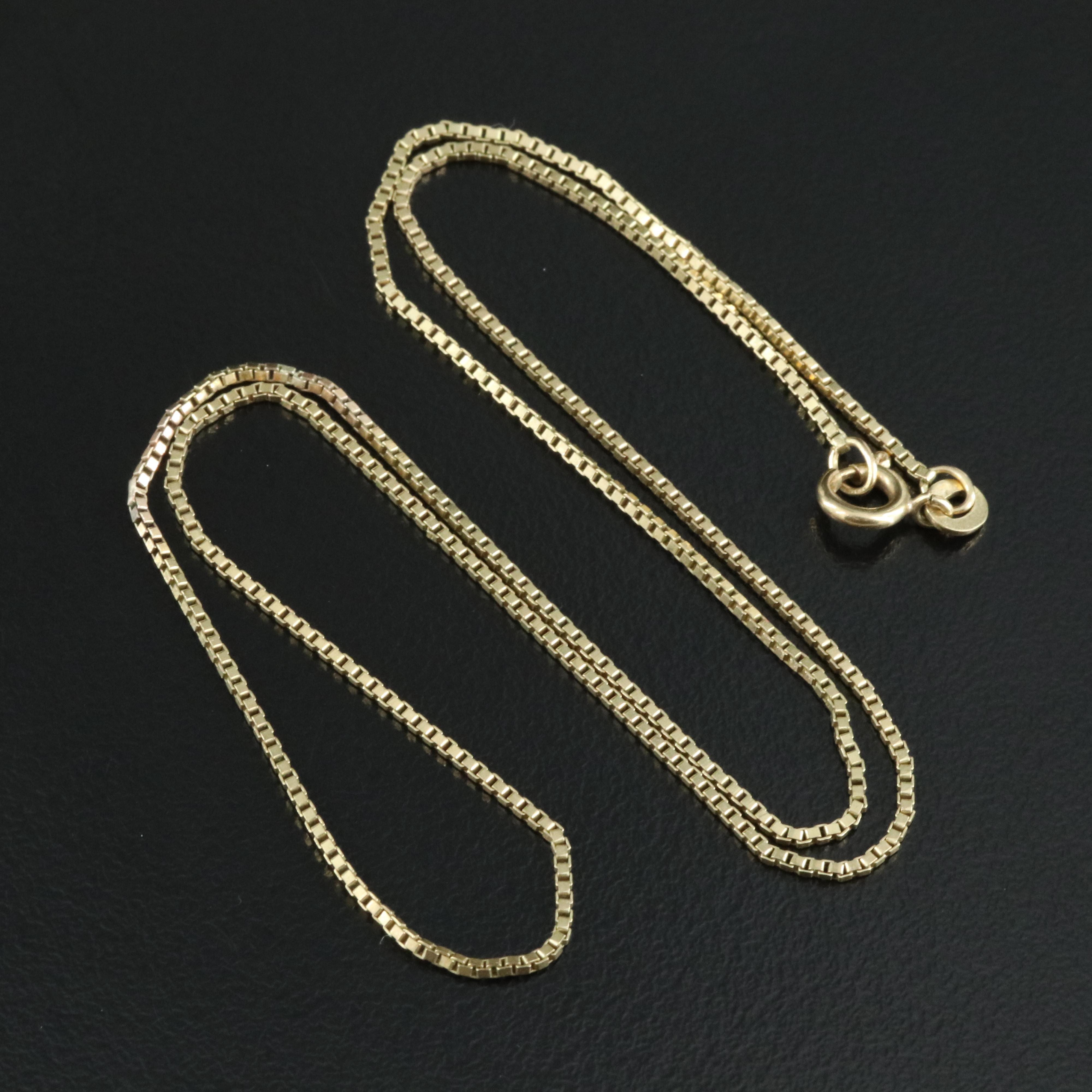8K Box Chain Necklace | EBTH