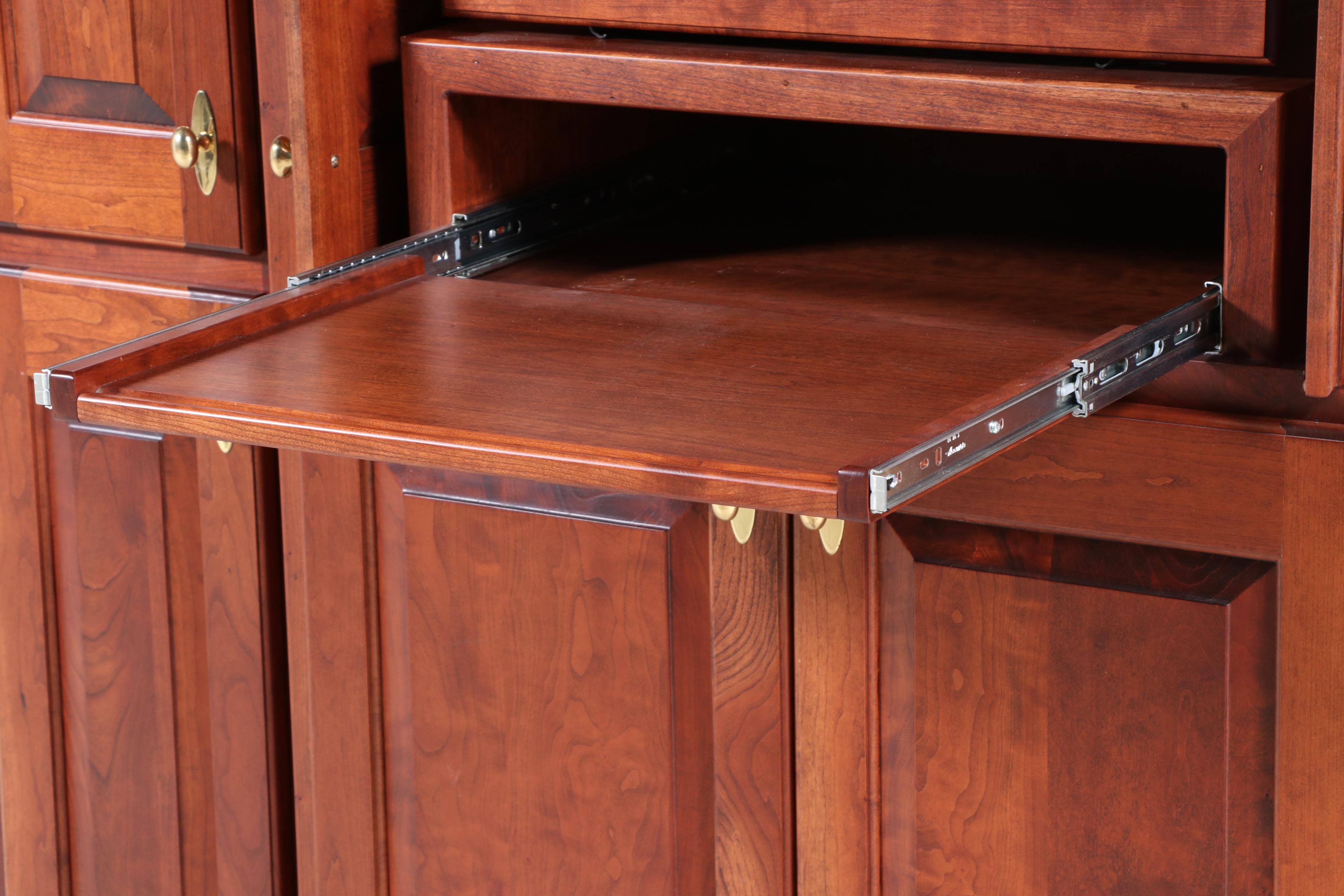 Federal Style Custom-Built Computer and Entertainment Cabinet, 1997 | EBTH