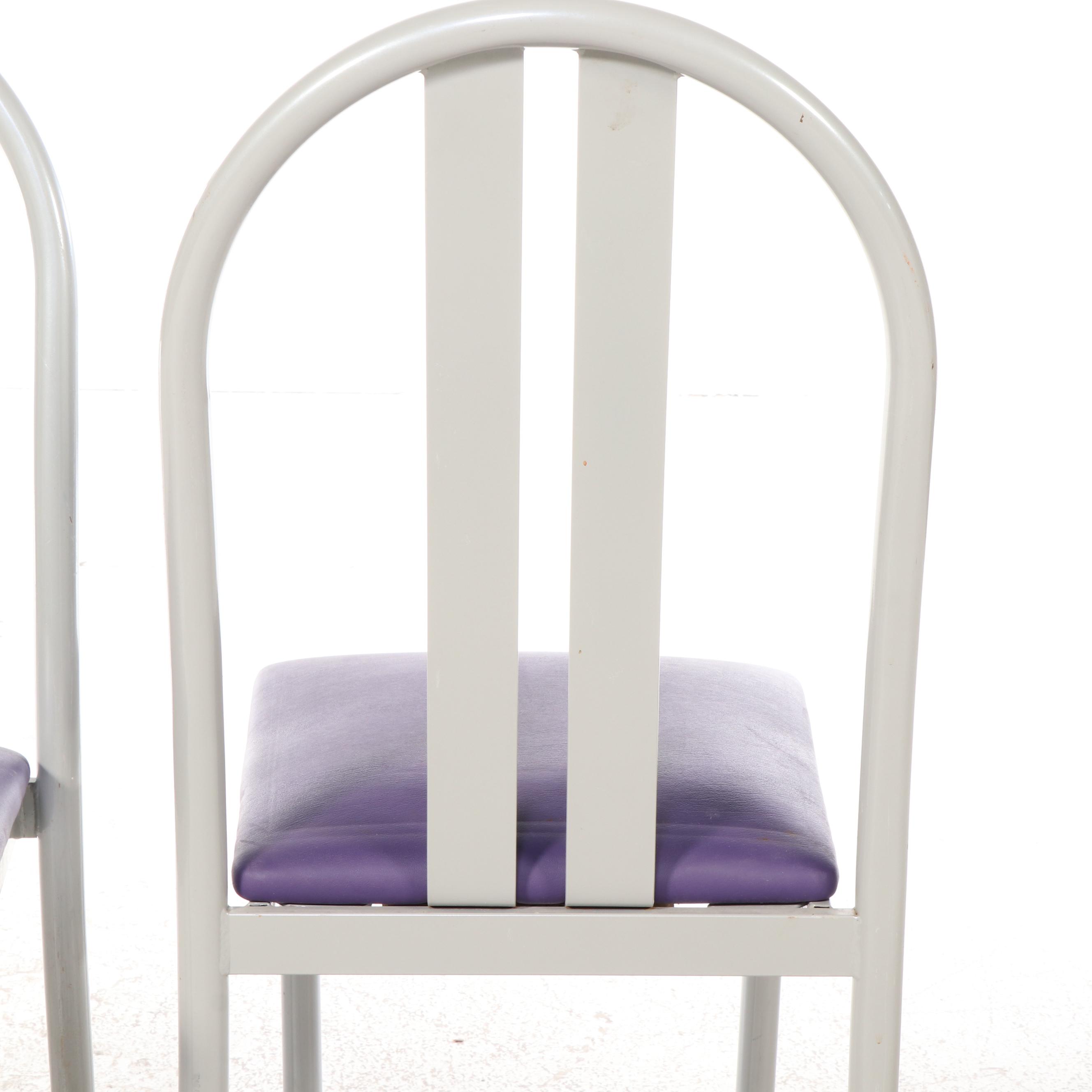 Twenty-Three Classico Seating Powder-Coated Steel and Vinyl Stacking ...