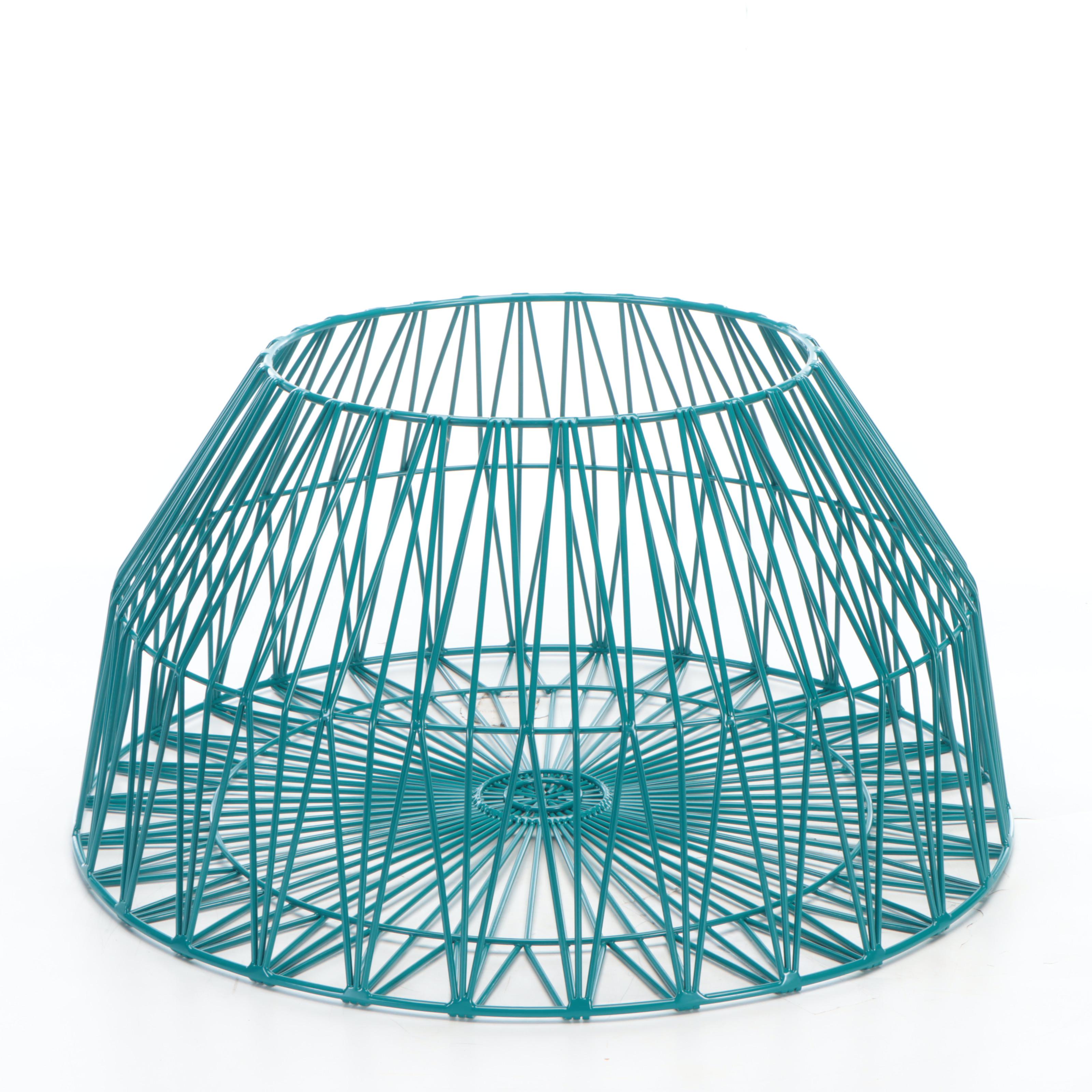 Drum-Form Wire Table Base or Basket | EBTH