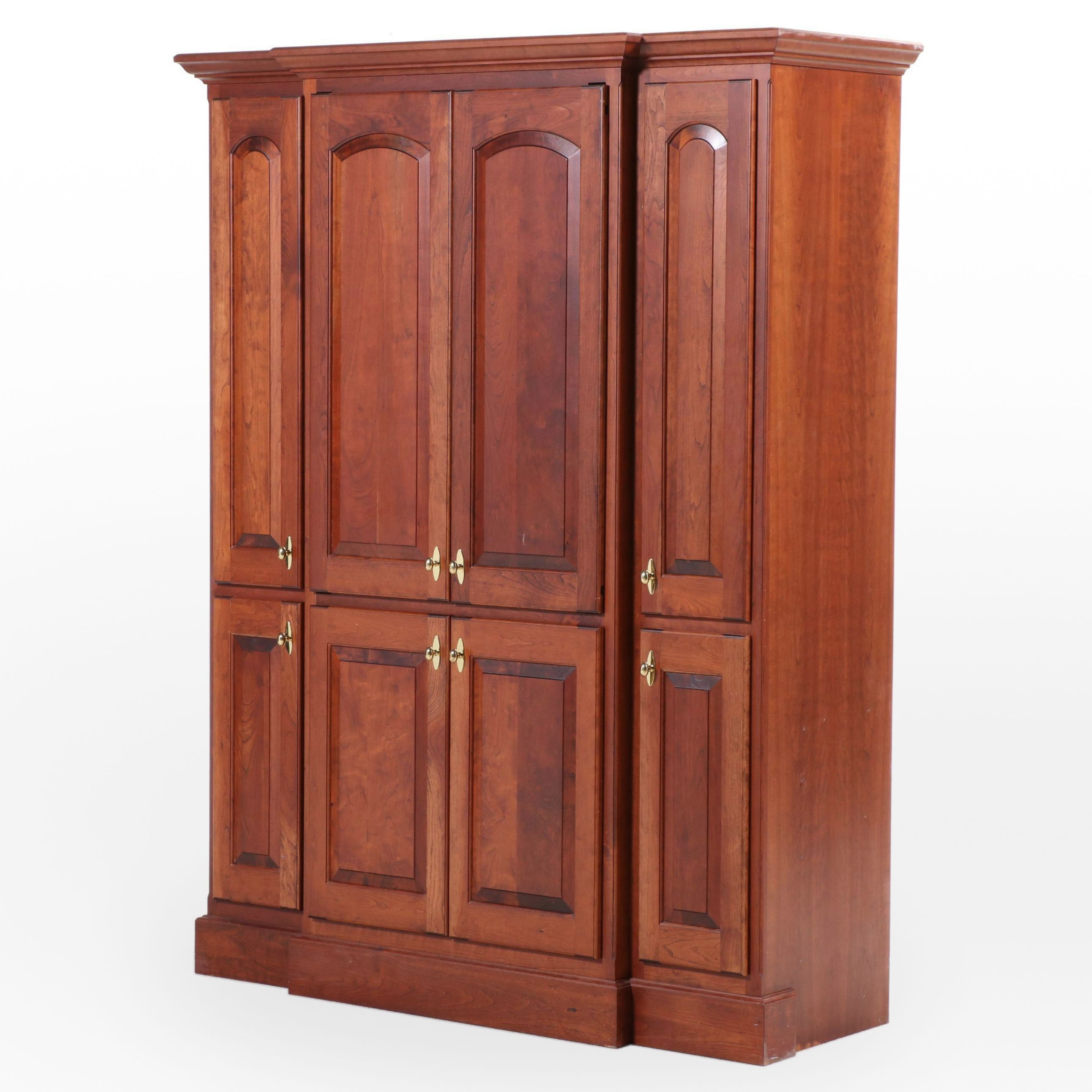 Federal Style Custom-Built Computer and Entertainment Cabinet, 1997 | EBTH