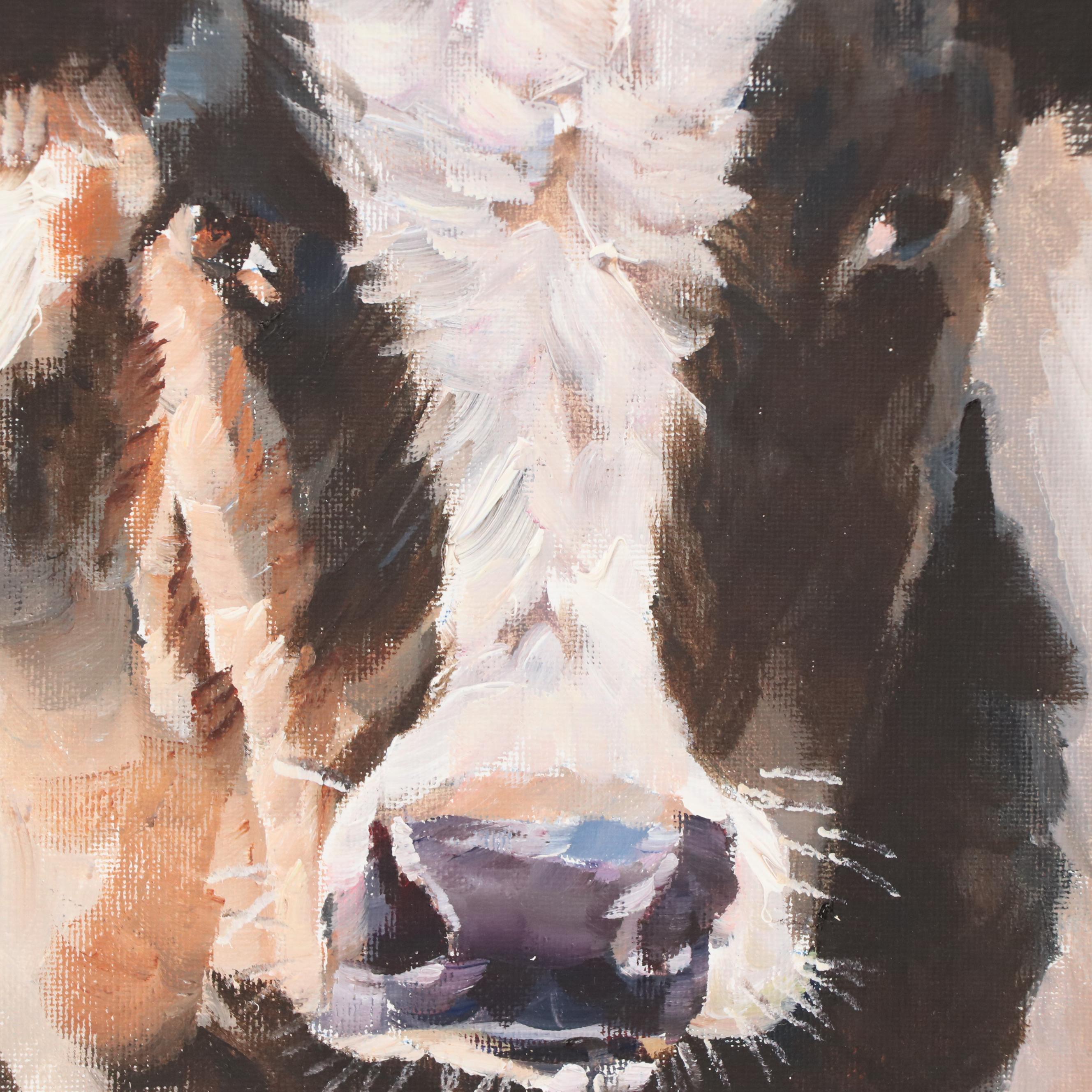 James Coates Oil Painting of a Cow, 2019 | EBTH