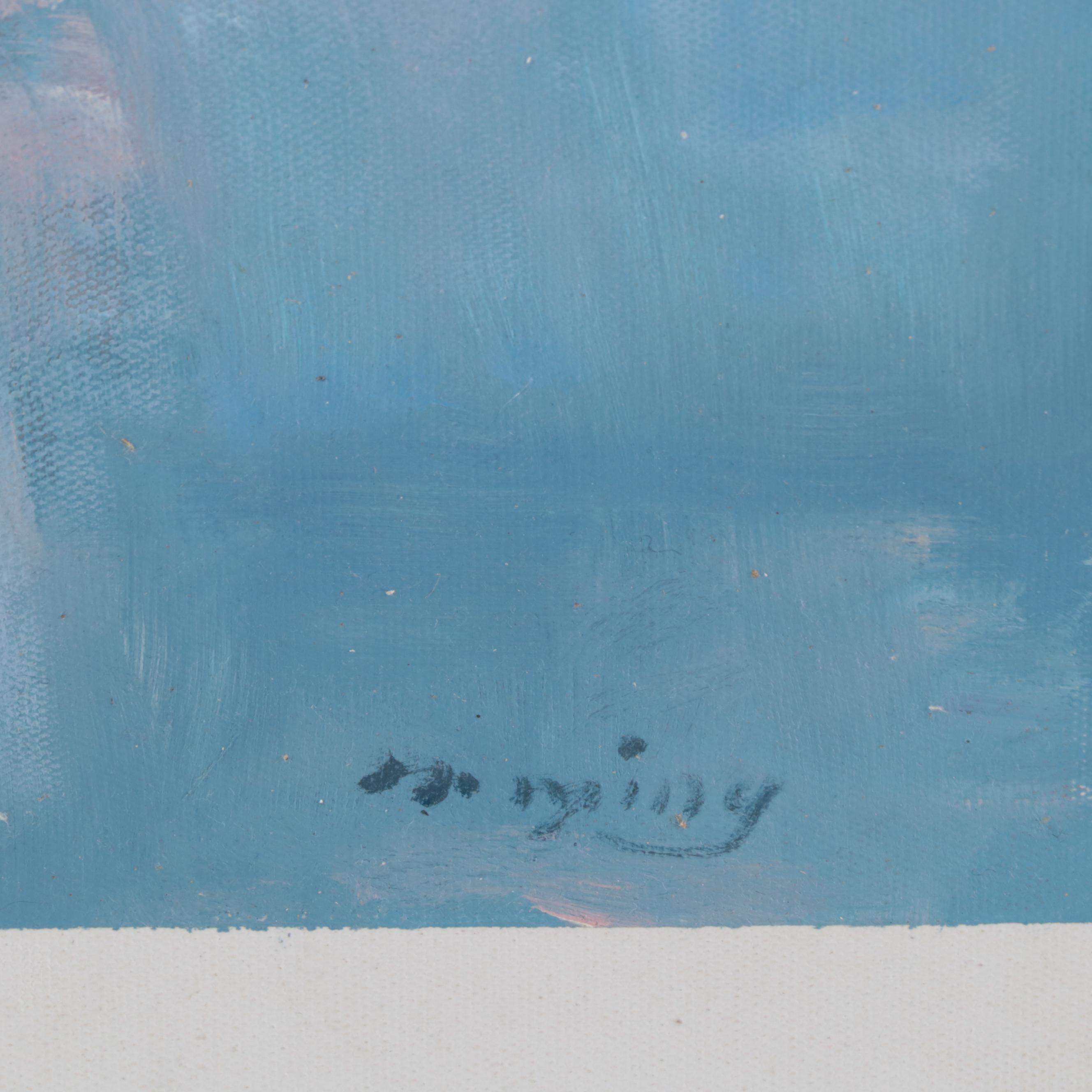 N. Ming Oil Painting of a Skyscape, 21st Century | EBTH