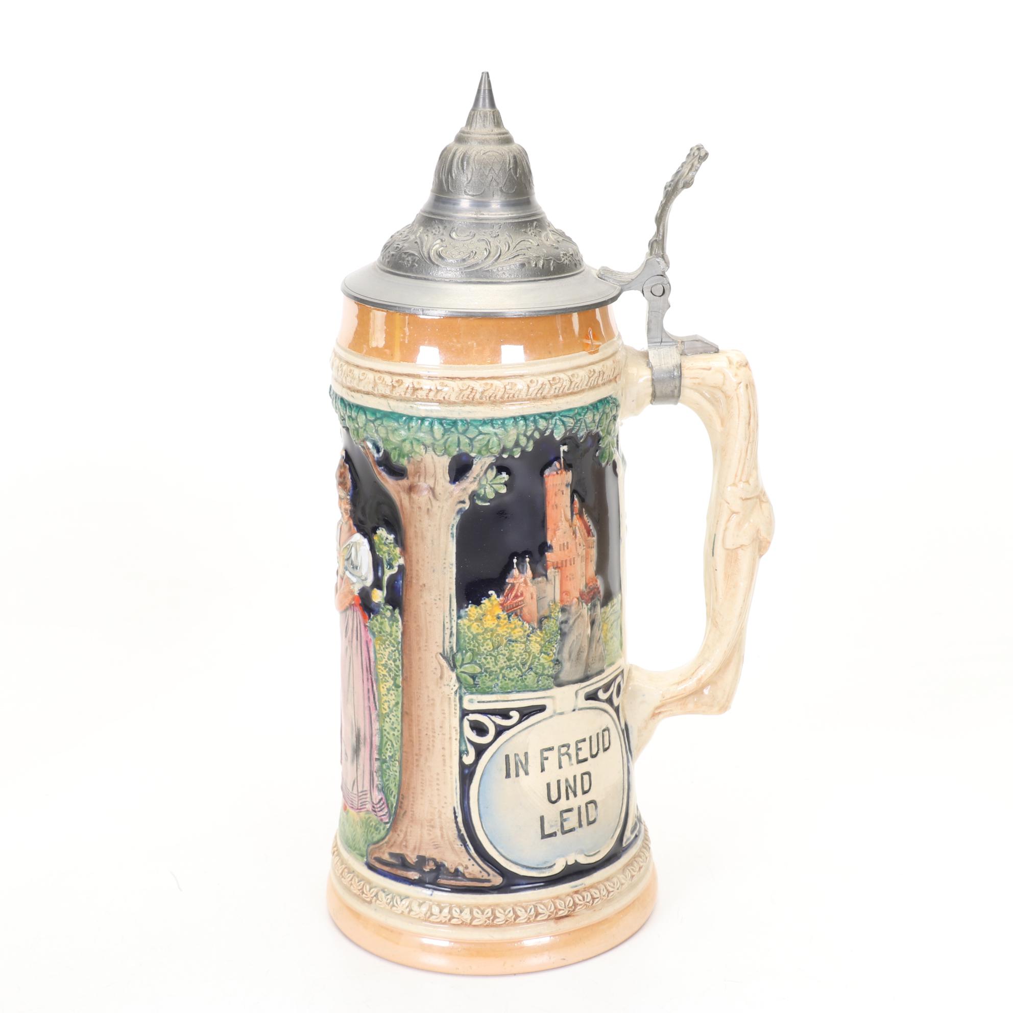 Thewalt Beer Stein, RS Prussia Urn Creamer and Sugar, Heisy and More | EBTH
